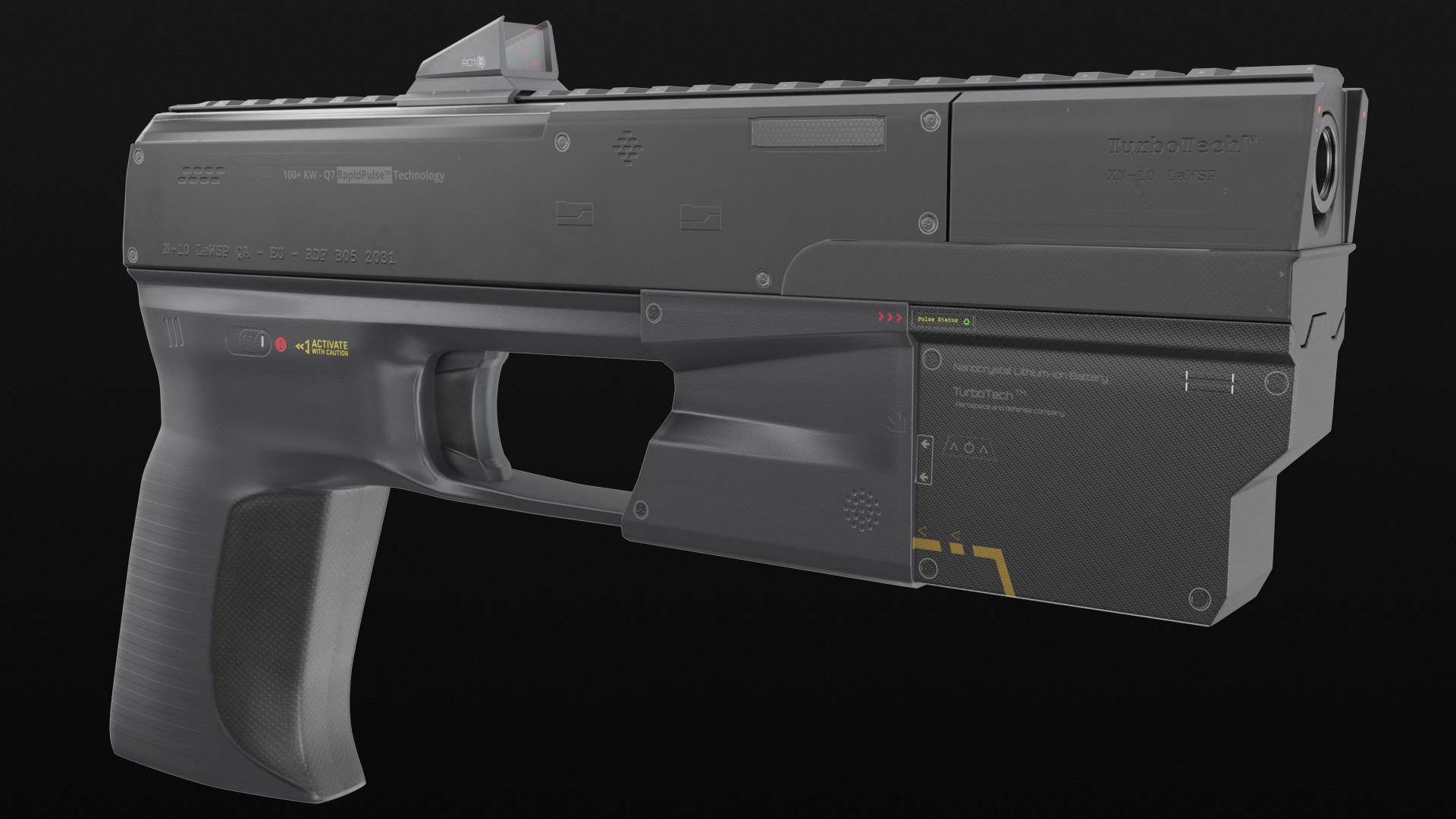 Hand cannon handgun weapon 3D - TurboSquid 1279612