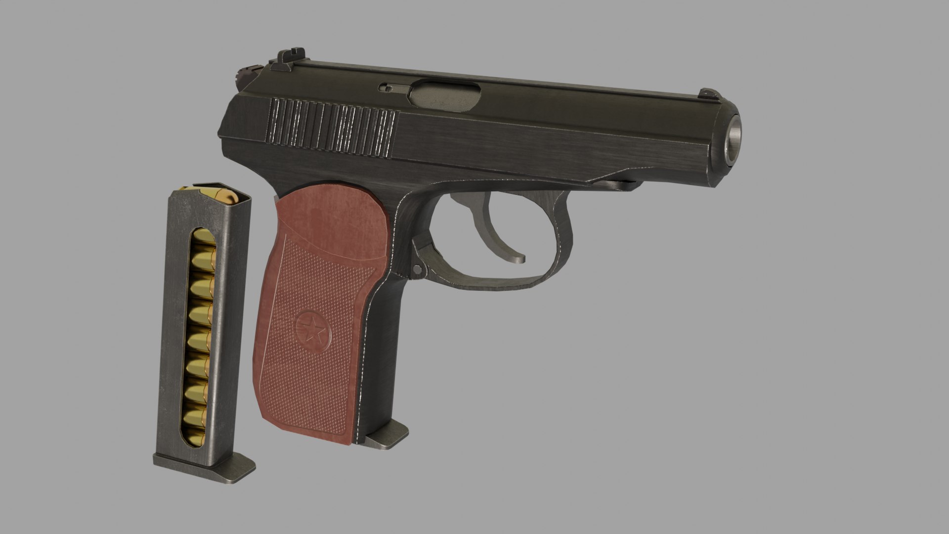 Makarov Pistol 3D Model - TurboSquid 1972858