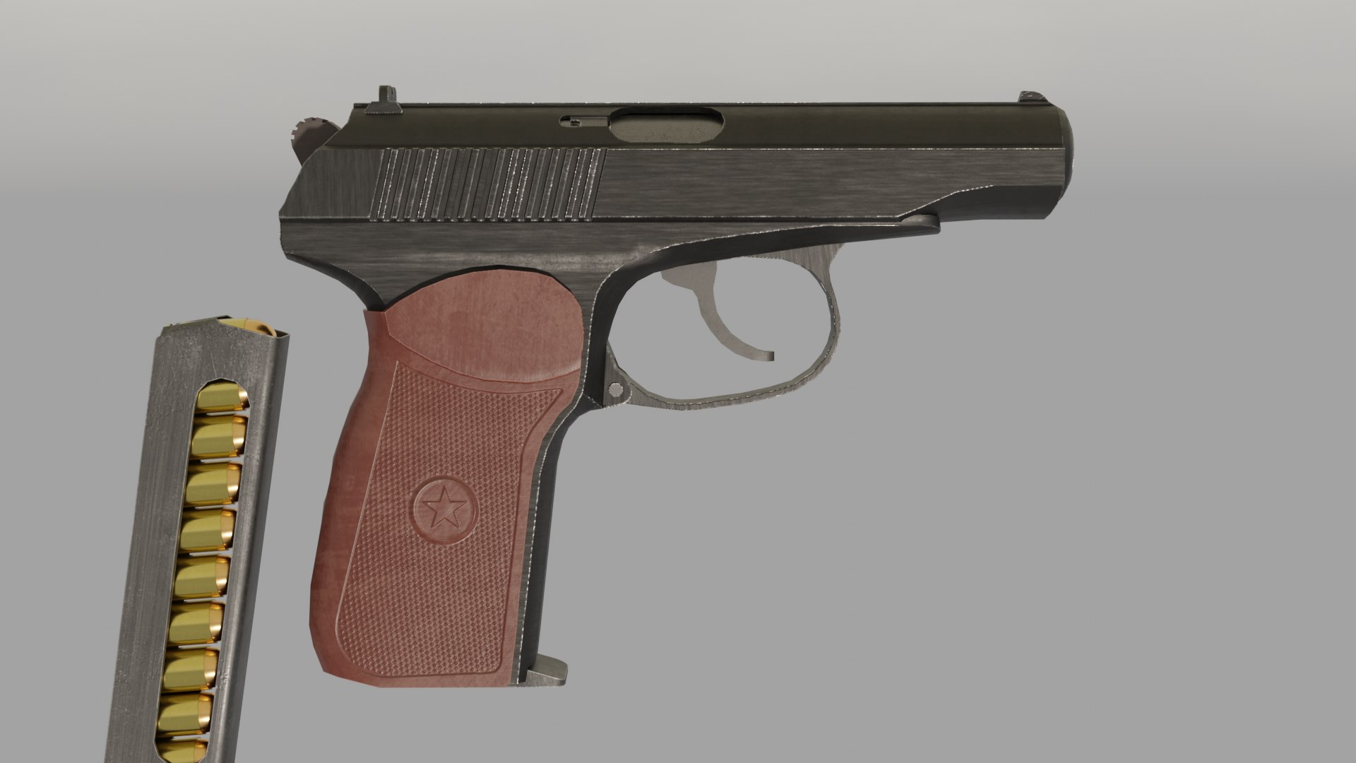 Makarov Pistol 3D Model - TurboSquid 1972858