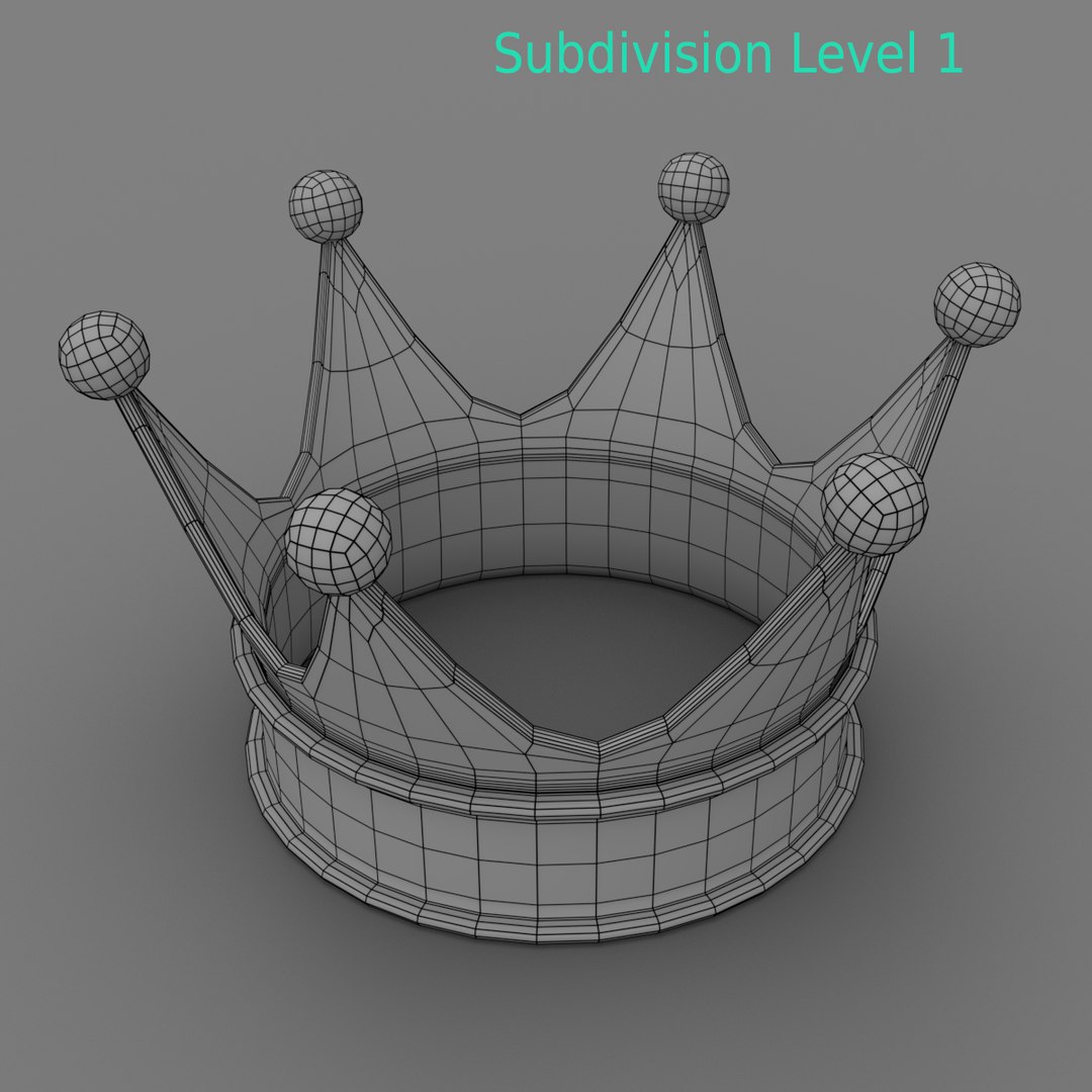 3D Model Crown Icons Games - TurboSquid 1327069