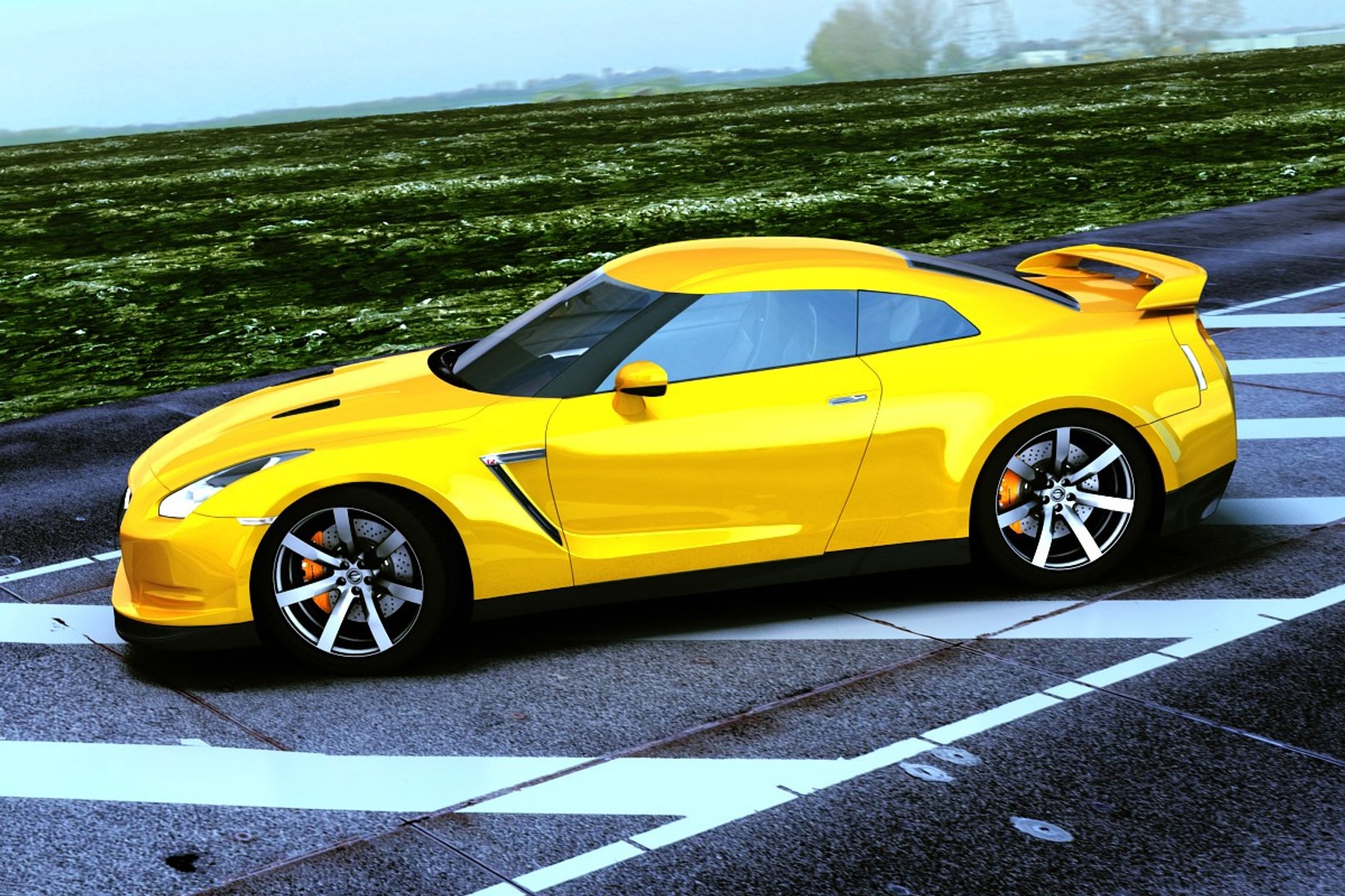 Nissan Skyline Gt-r R35 3d Model