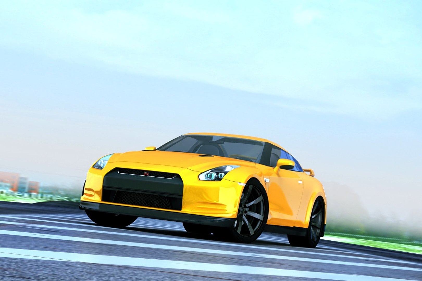 Nissan Skyline Gt-r R35 3d Model