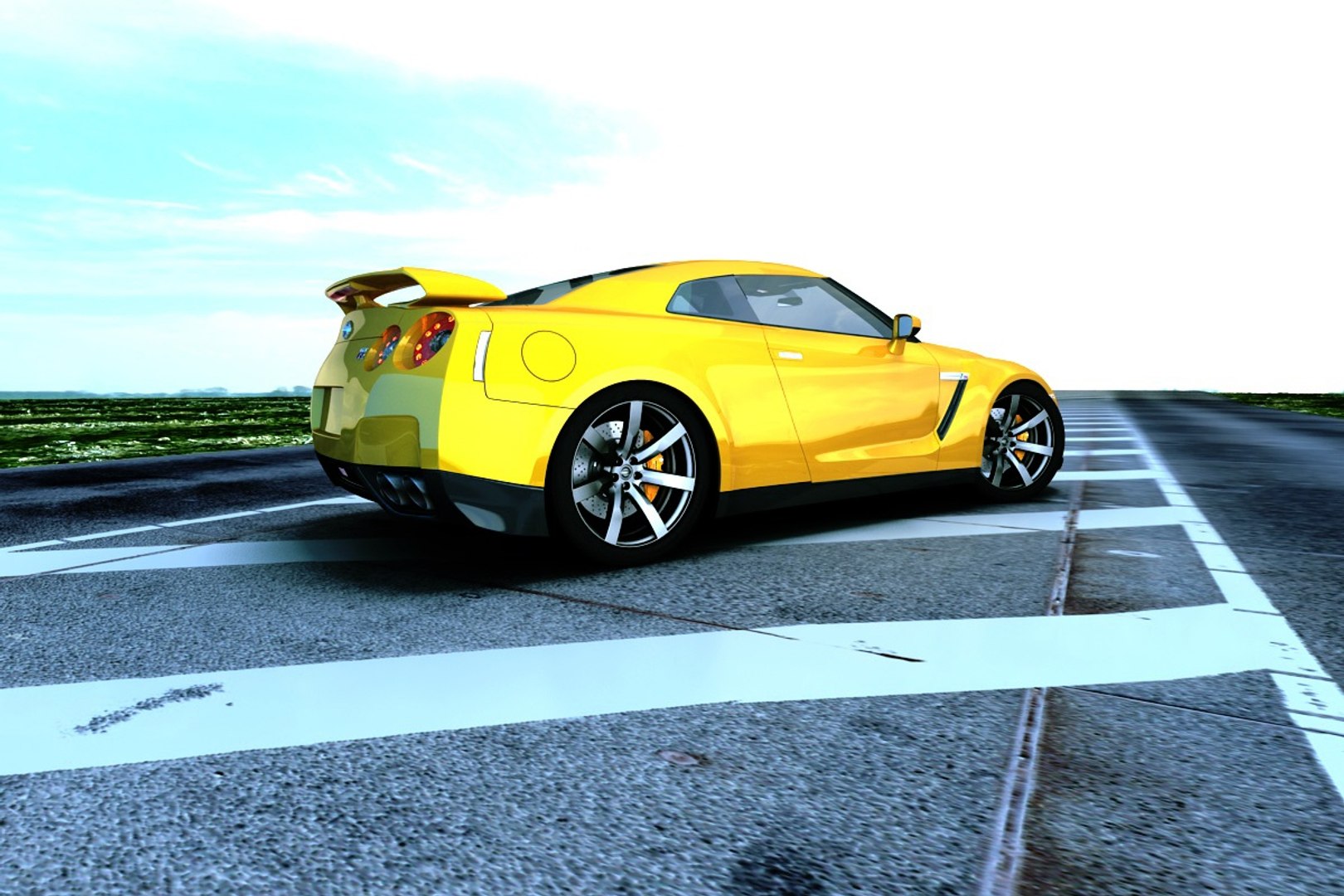 Nissan Skyline Gt-r R35 3d Model