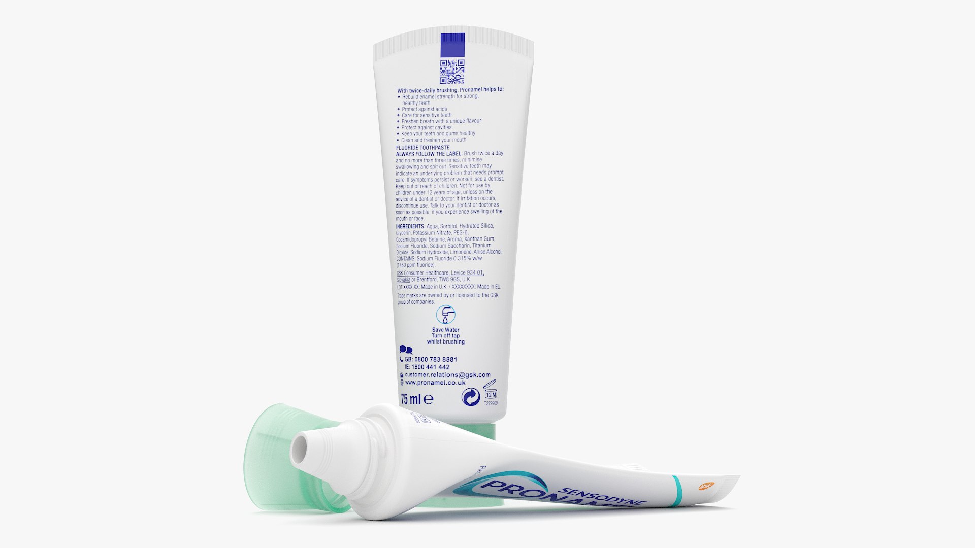 Pronamel Toothpaste 01 Tubes 3D Model - TurboSquid 1905302