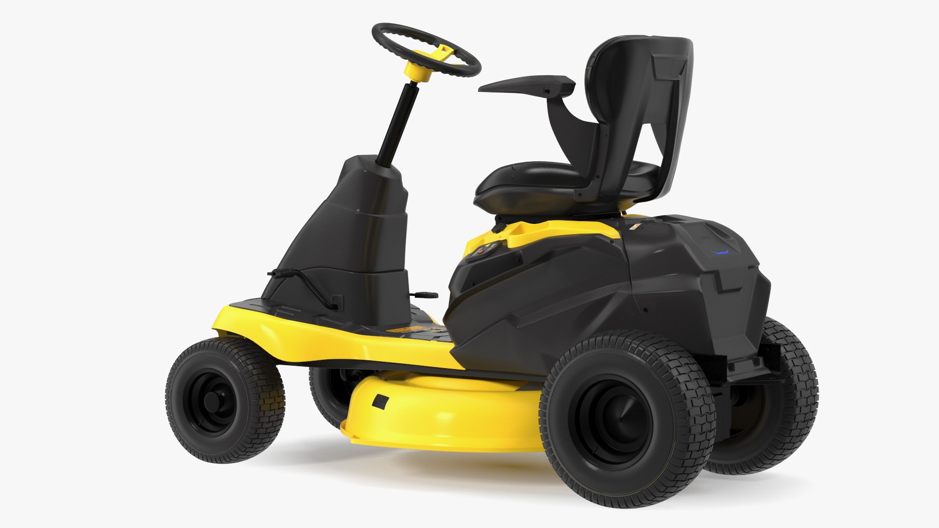 Electric Riding Lawn Mower Rigged 3D Model - TurboSquid 2132348