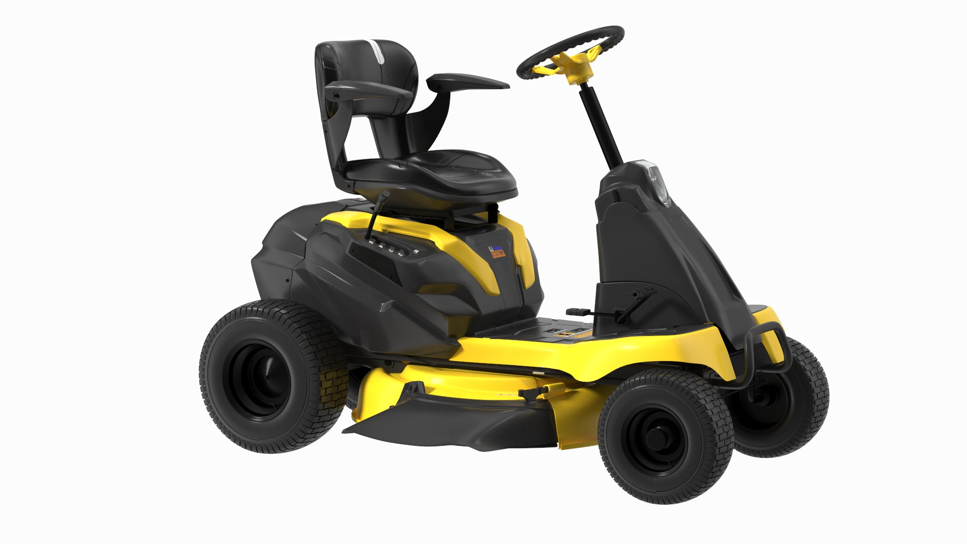 Electric Riding Lawn Mower Rigged 3D Model - TurboSquid 2132348