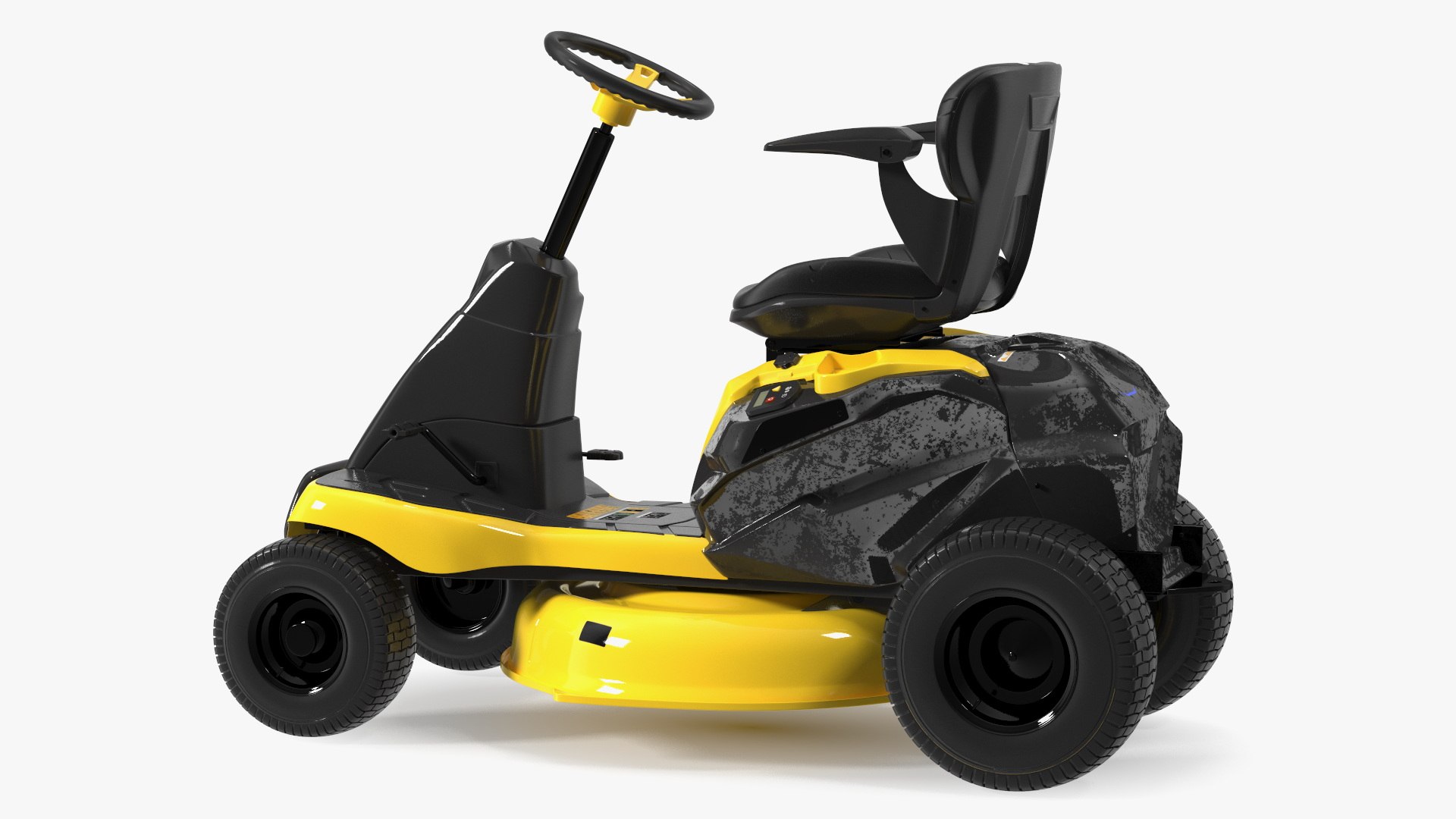 Electric Riding Lawn Mower Rigged 3D model - TurboSquid 2132348
