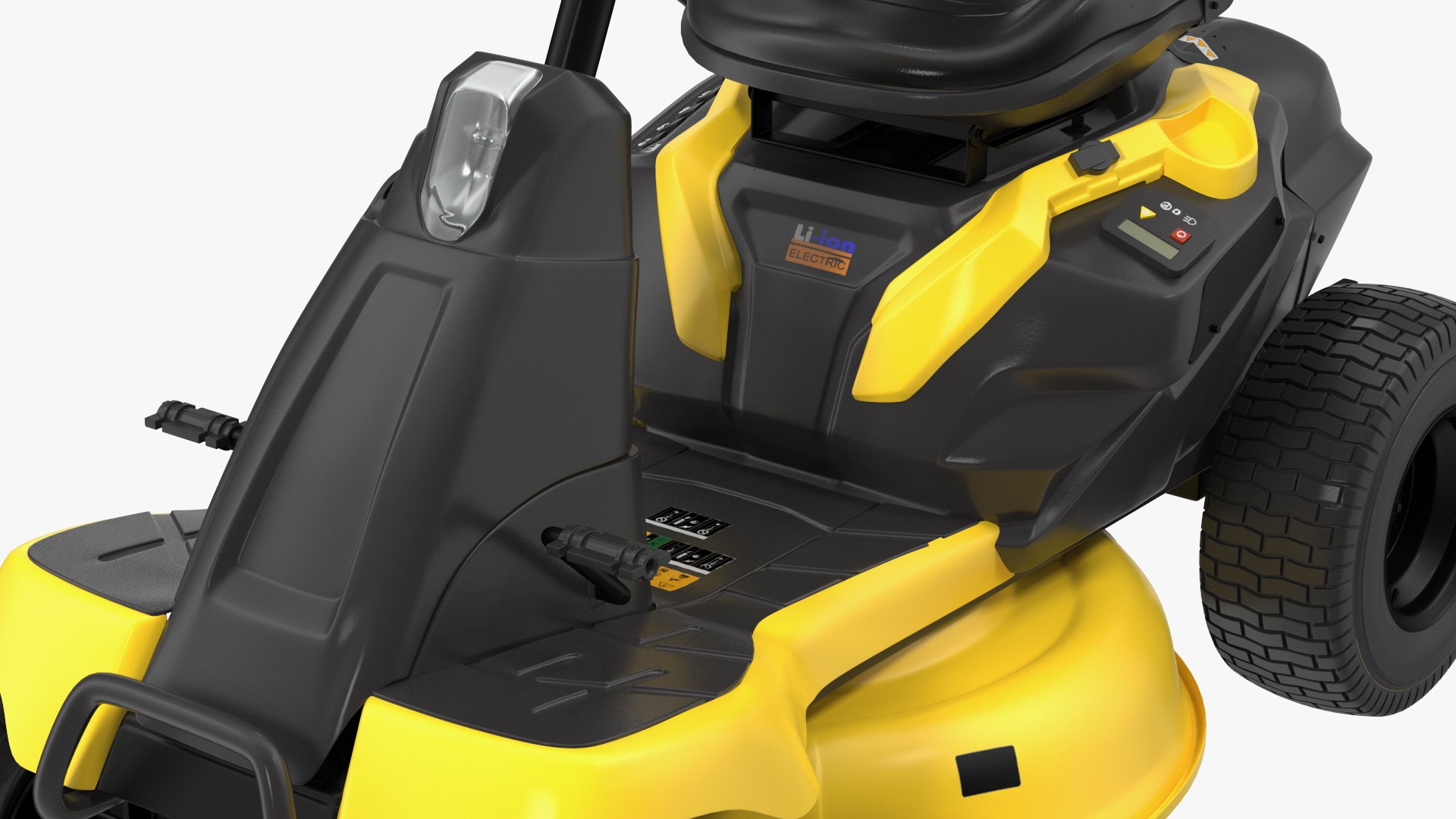 Electric Riding Lawn Mower Rigged 3D Model - TurboSquid 2132348
