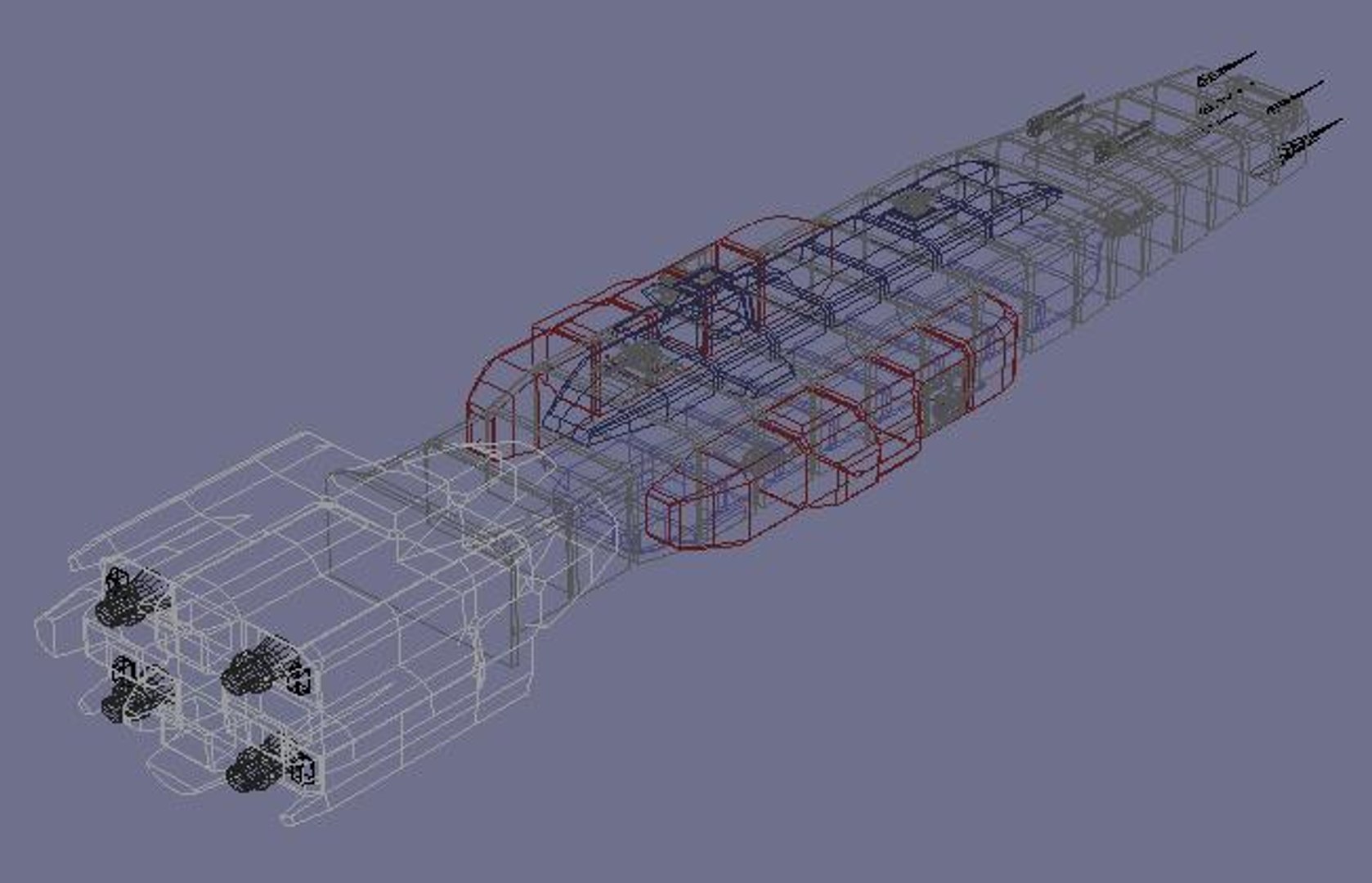 3d Arclight Warship Model