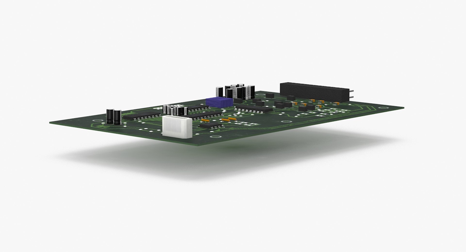 Circuit Board 3d Model