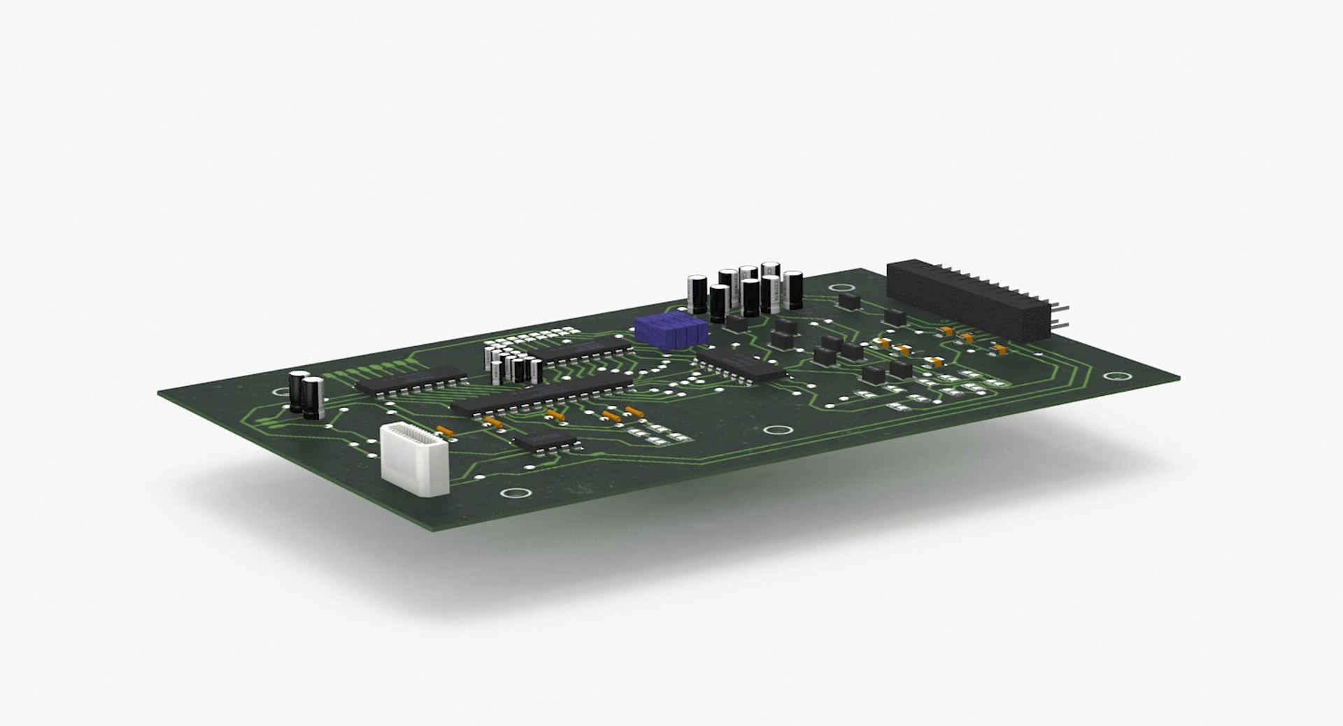 Circuit Board 3d Model
