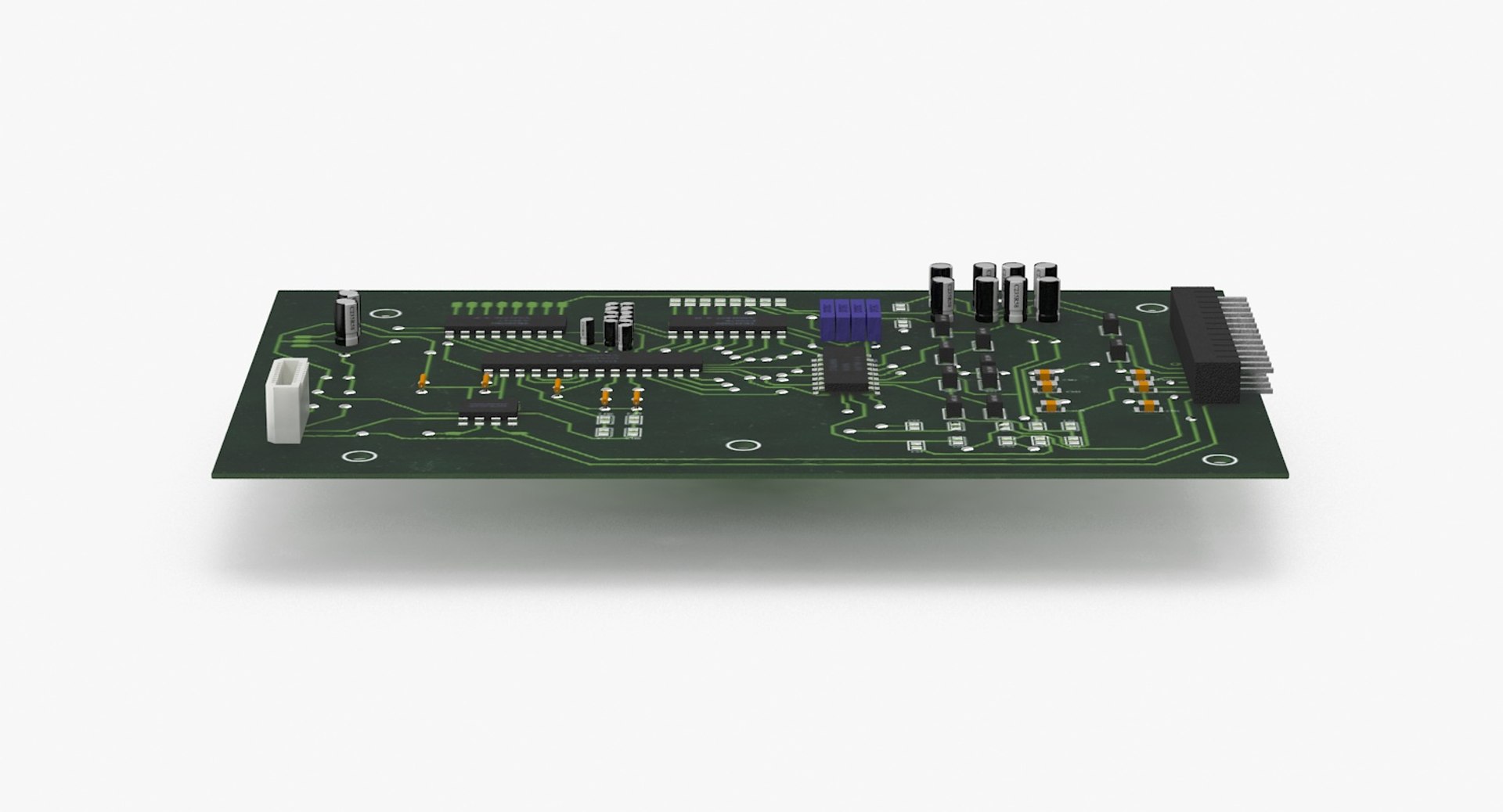 Circuit Board 3d Model