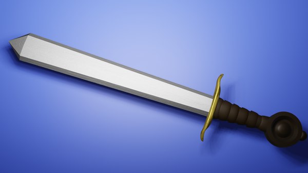 Sword metal Low poly 3D - TurboSquid 1948616