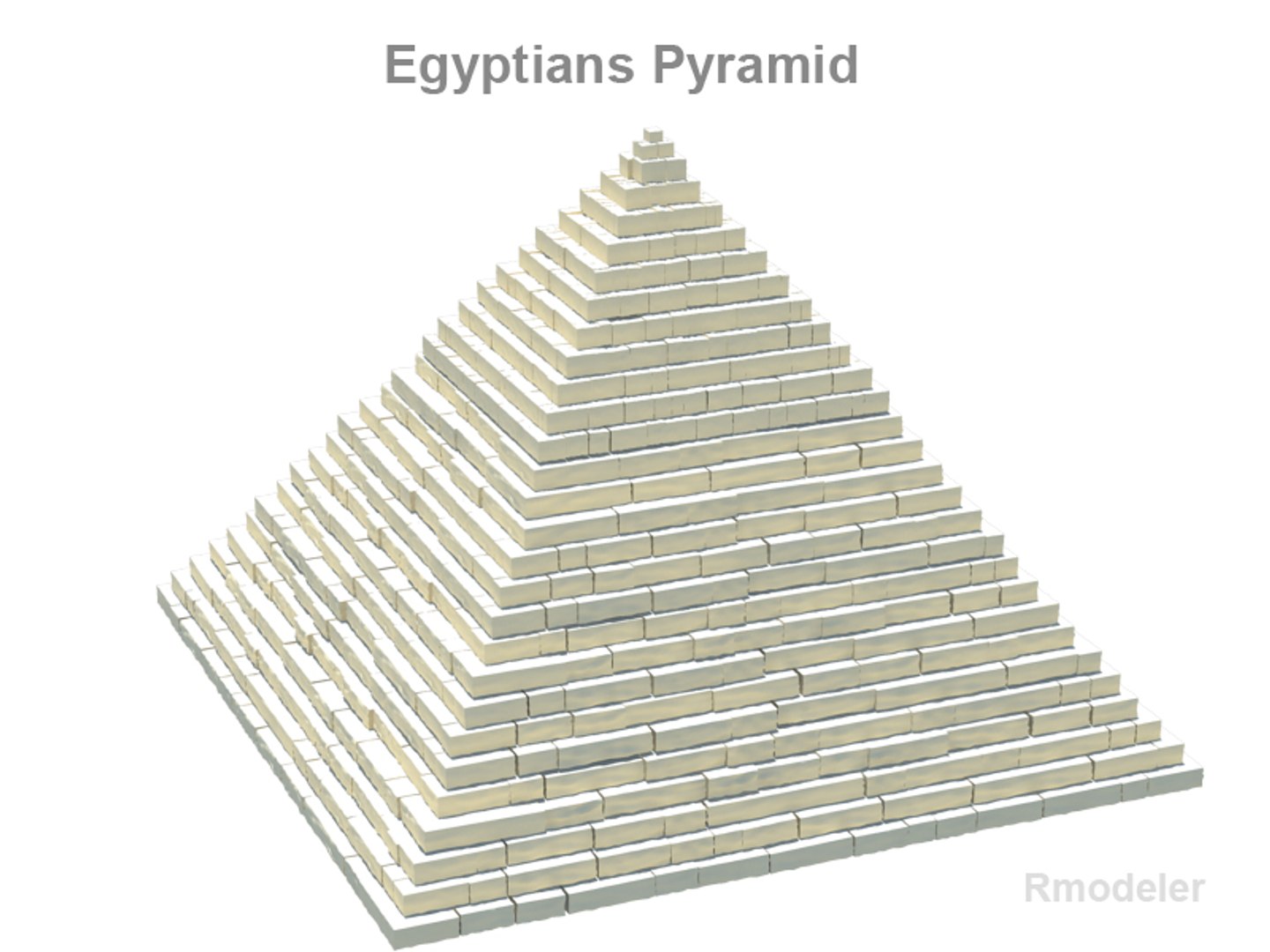 Pyramid Square Egypt 3d Model