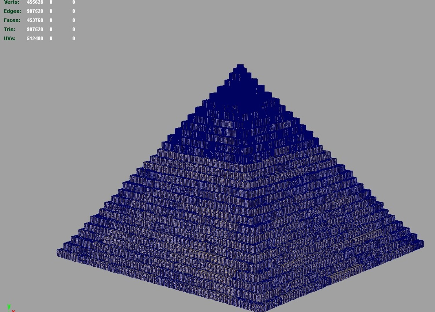 Pyramid Square Egypt 3d Model