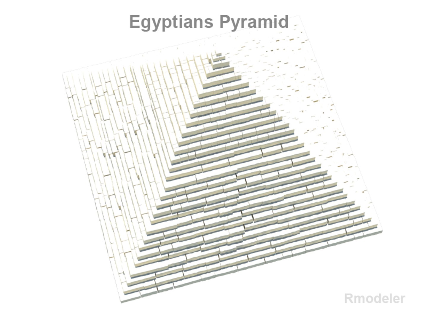 Pyramid Square Egypt 3d Model