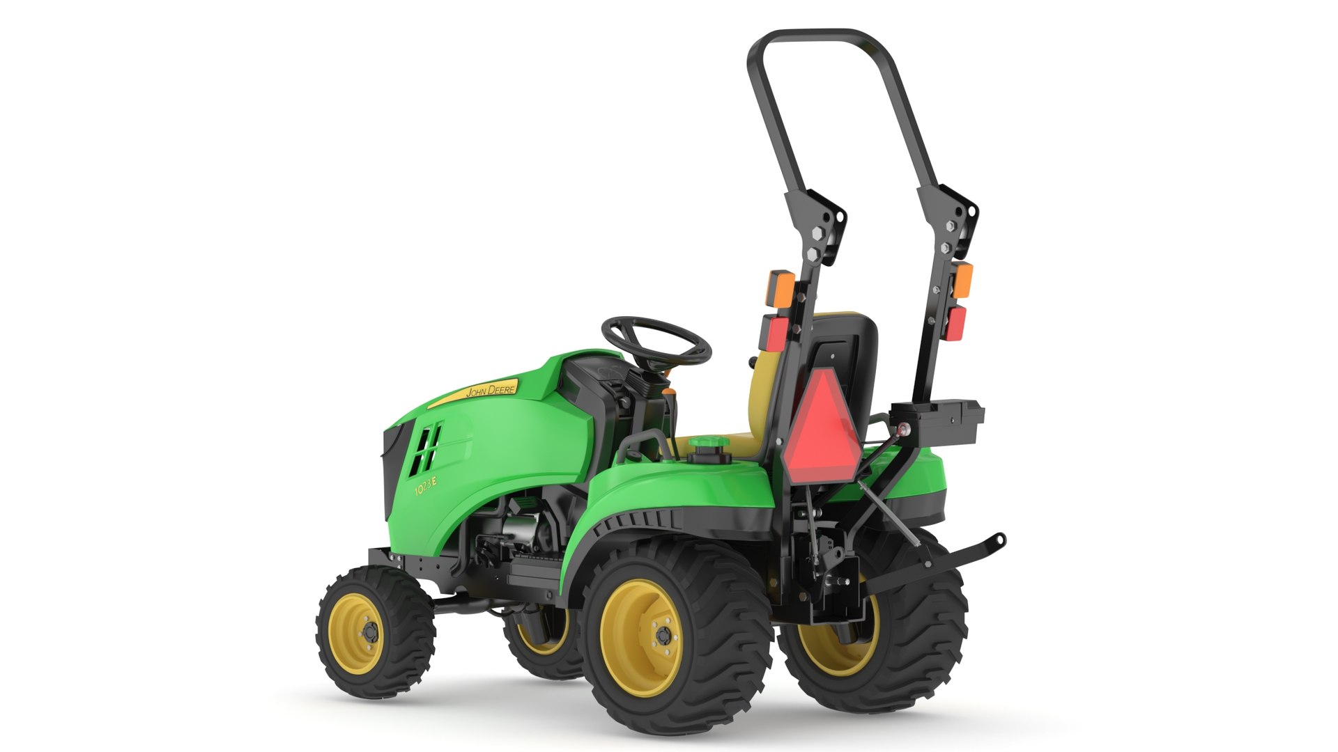 3D John Deere 1023E Sub-Compact Tractor - TurboSquid 2315608