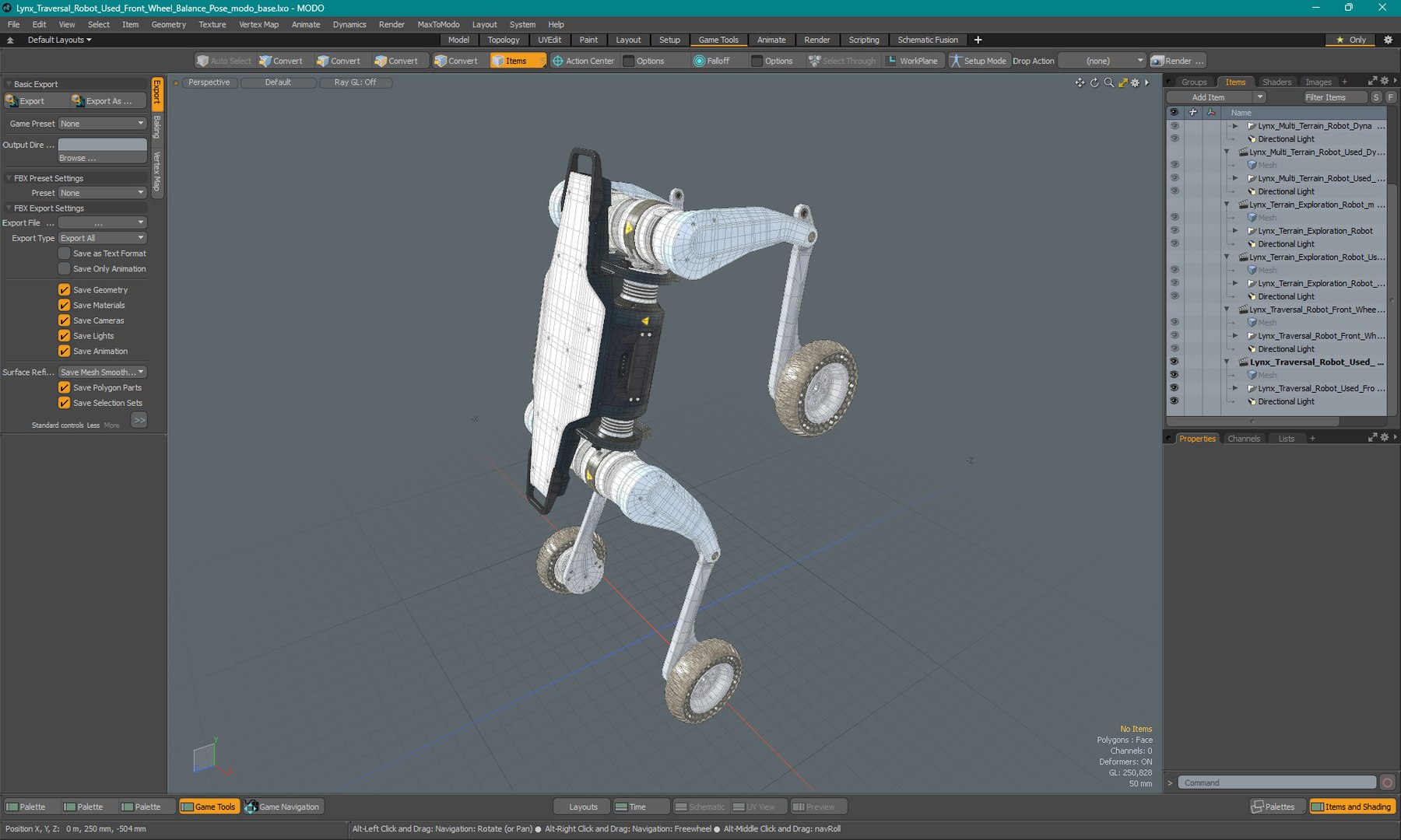 Lynx Traversal Robot Used Front Wheel Balance Pose 3D Model - TurboSquid 2378170