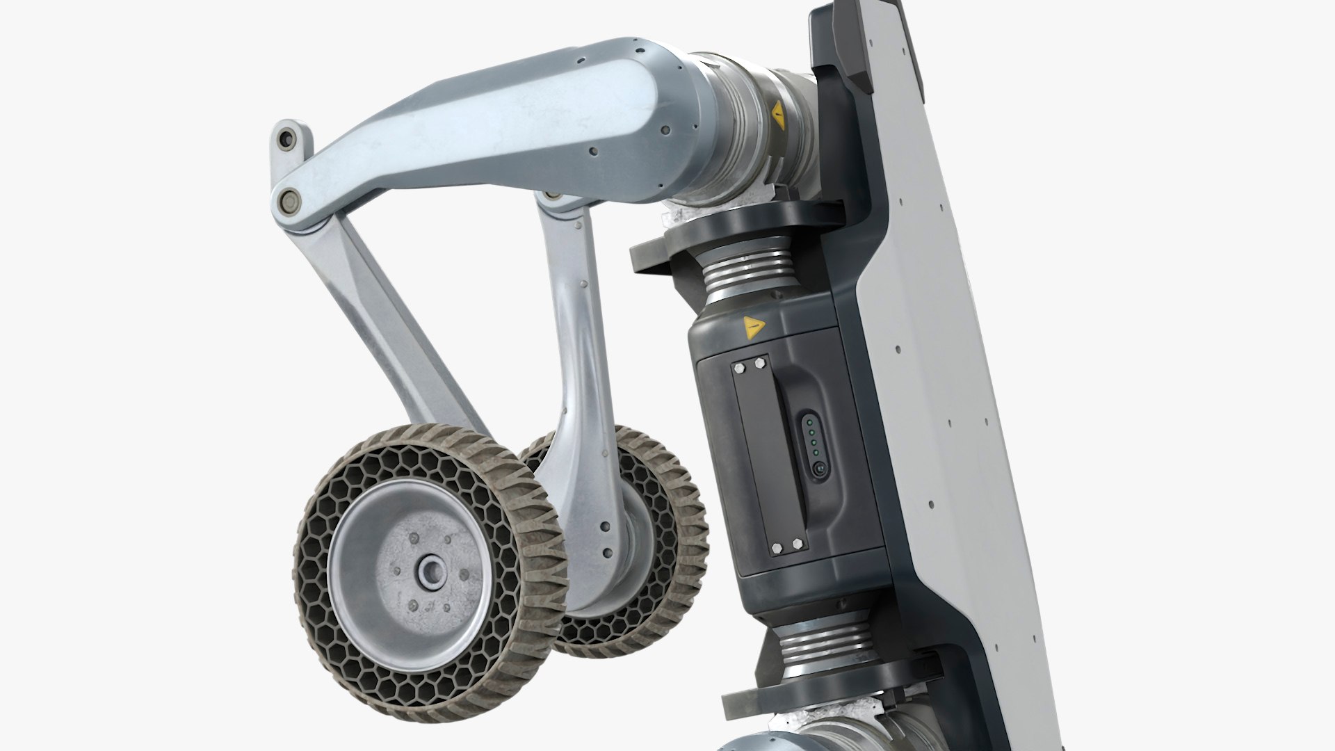 Lynx Traversal Robot Used Front Wheel Balance Pose 3D Model ...