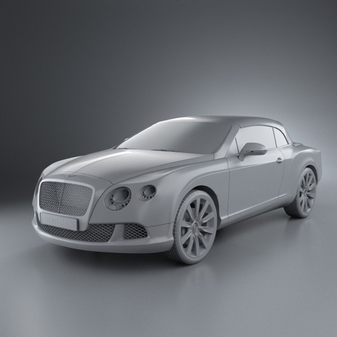 3d bentley continental gt model
