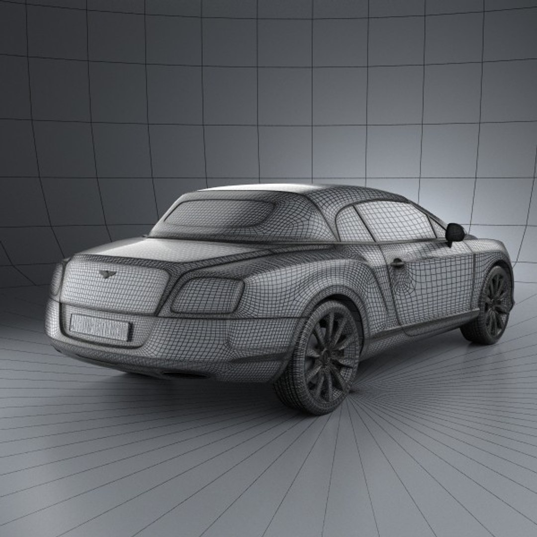 3d bentley continental gt model