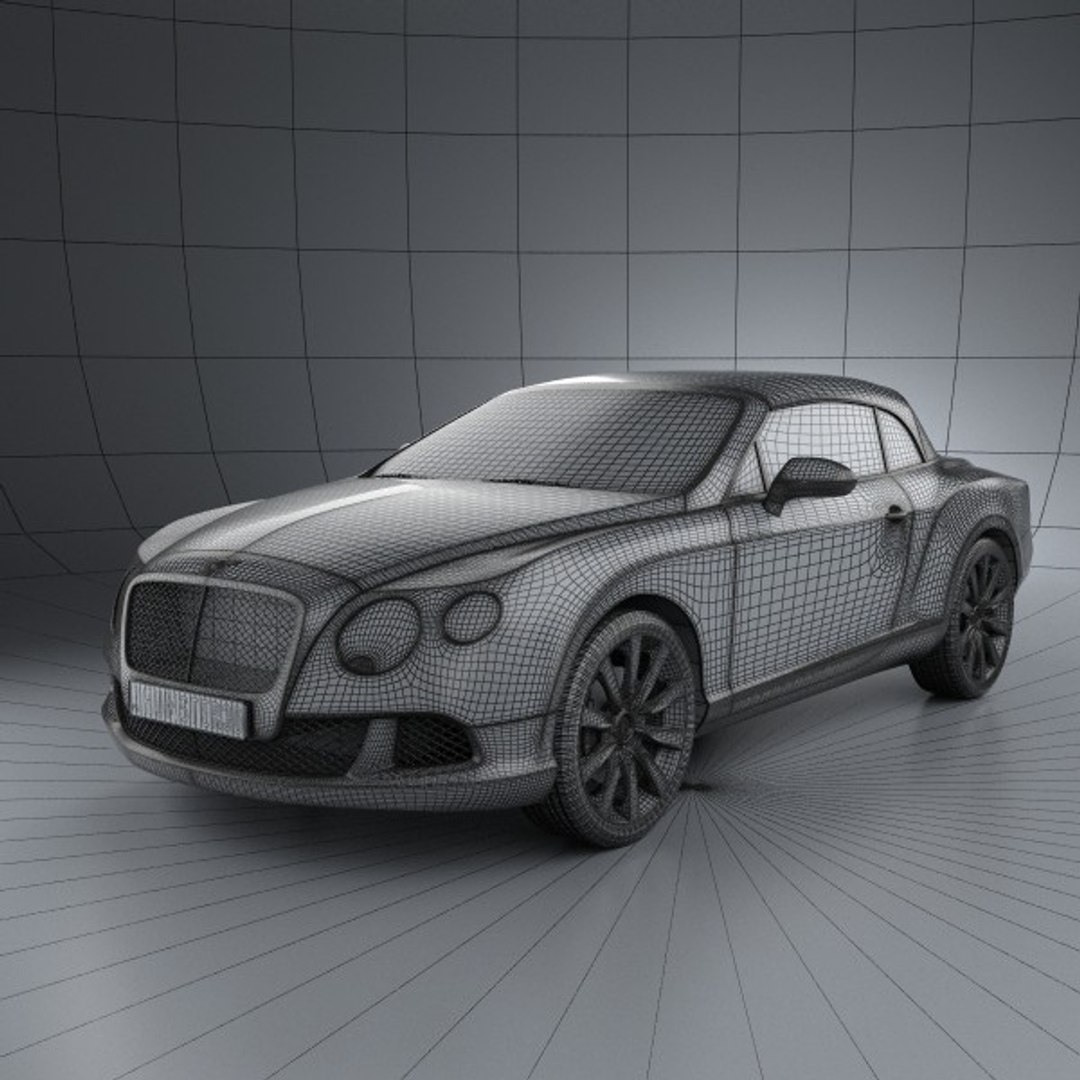 3d bentley continental gt model