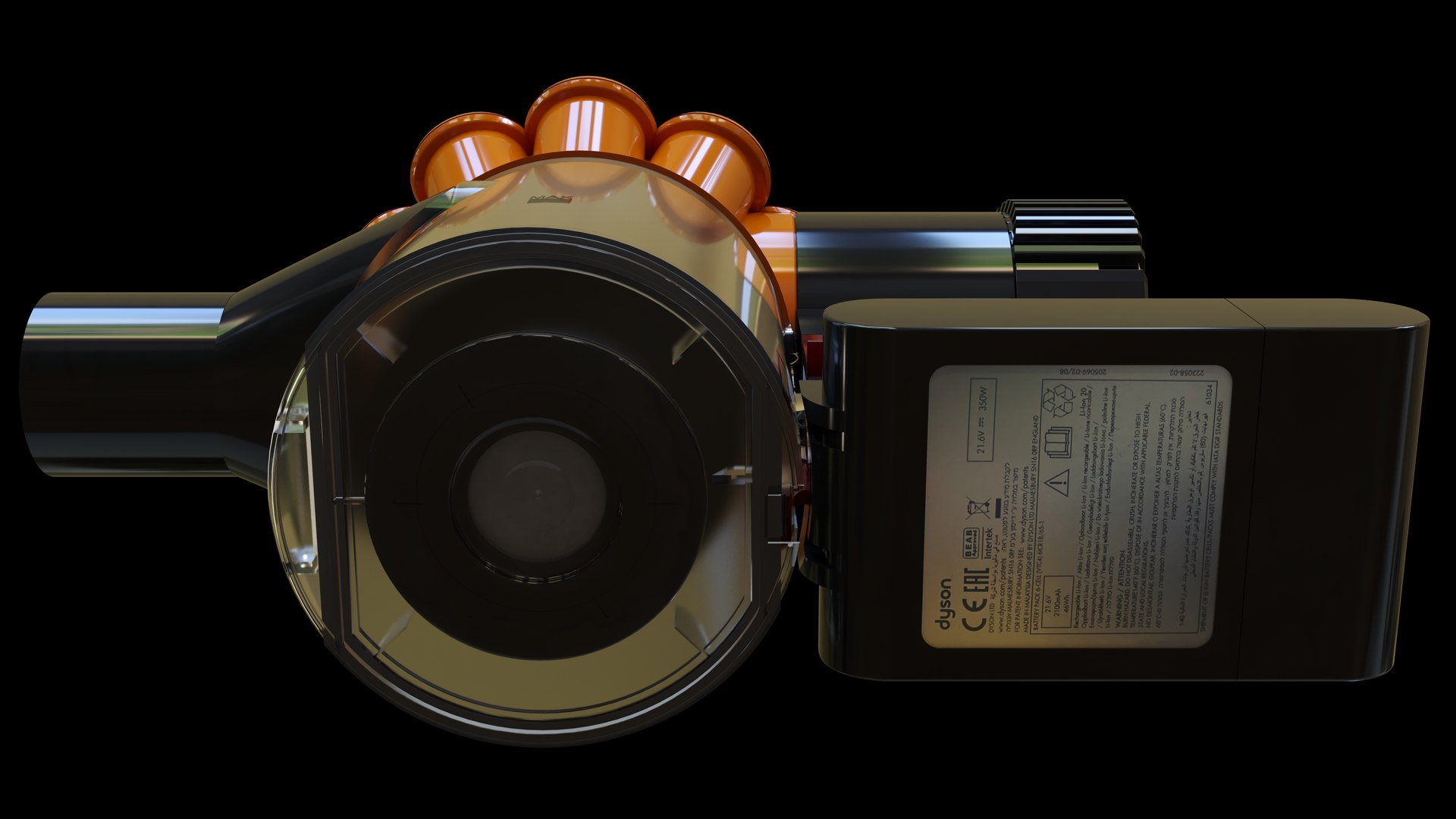 Dyson V6 No Attachments 3D Model - TurboSquid 1980534