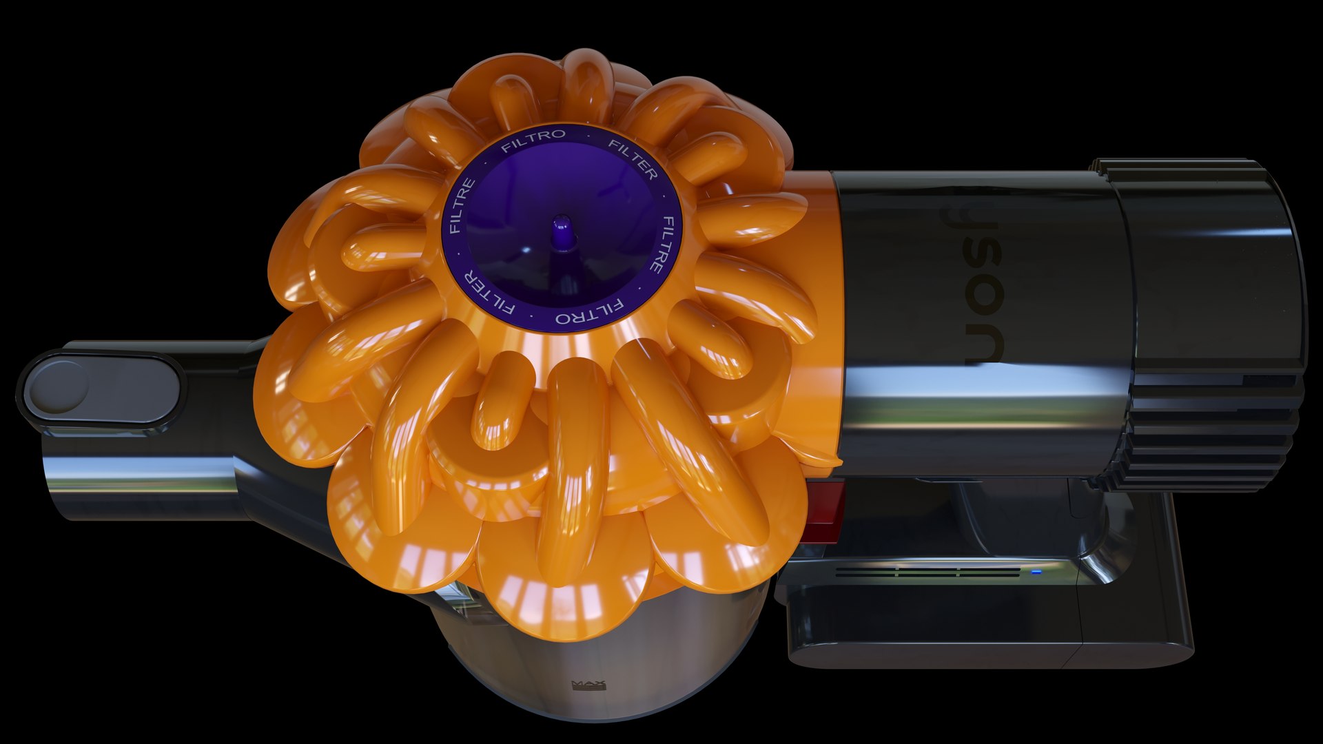 Dyson V6 No Attachments 3D Model - TurboSquid 1980534