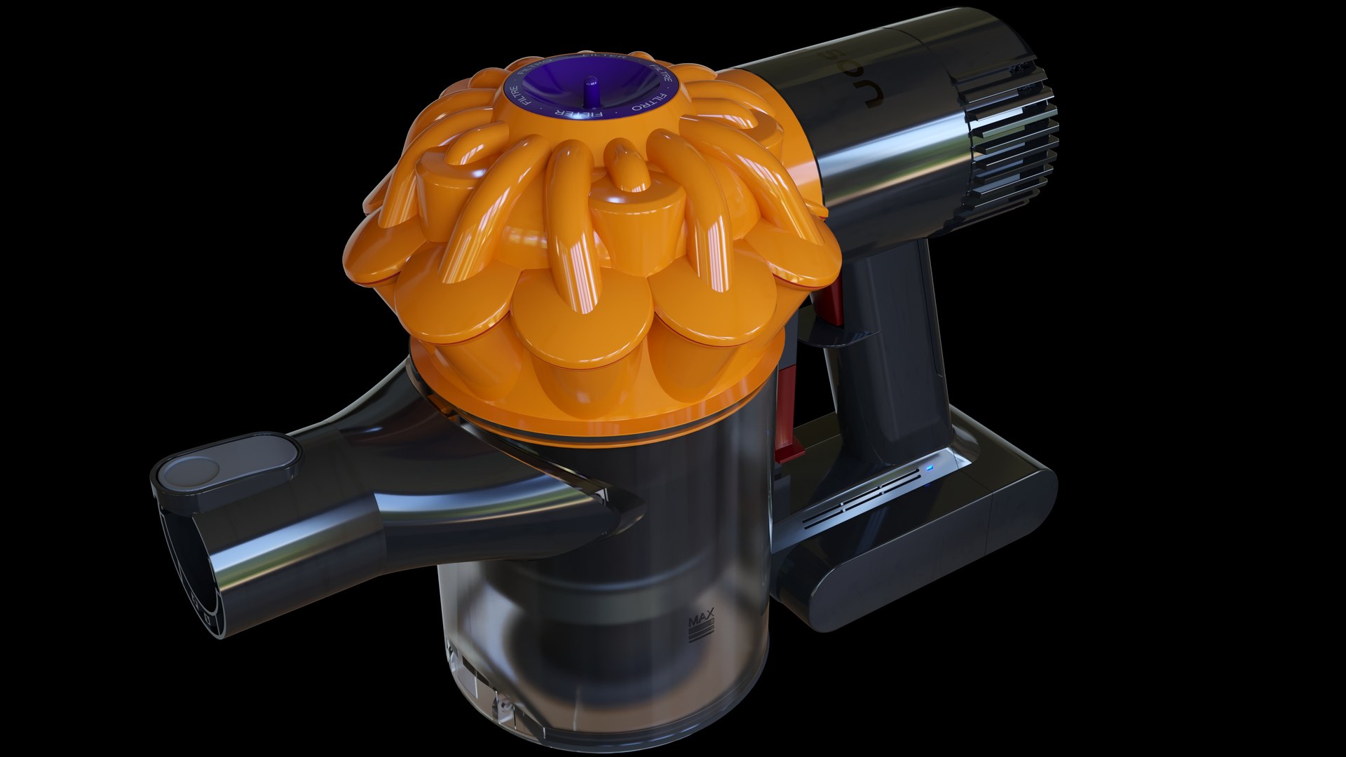 Dyson V6 No Attachments 3D Model - TurboSquid 1980534