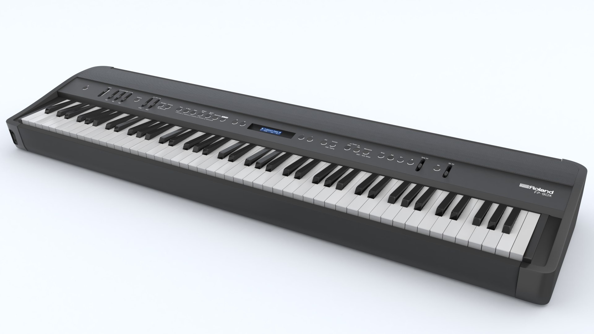 Roland Digital Portable Piano FP-90X Black 3D Model - TurboSquid 2012450