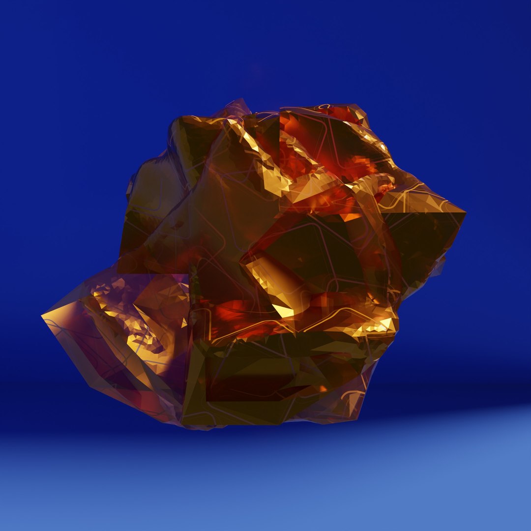 3D Magic Mineral With Glow Inside - TurboSquid 2181624