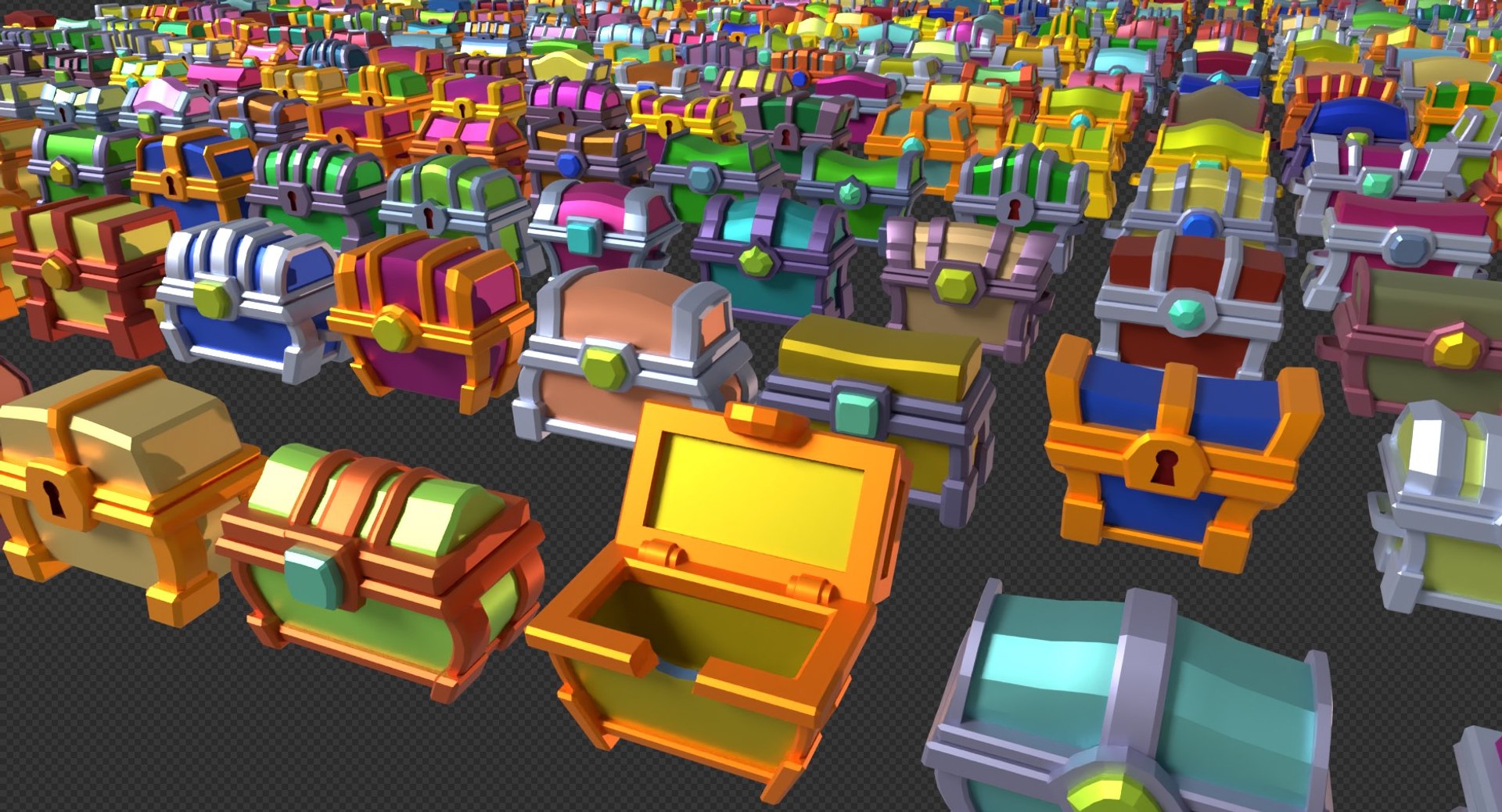 3D Chest Games Model - TurboSquid 1709630