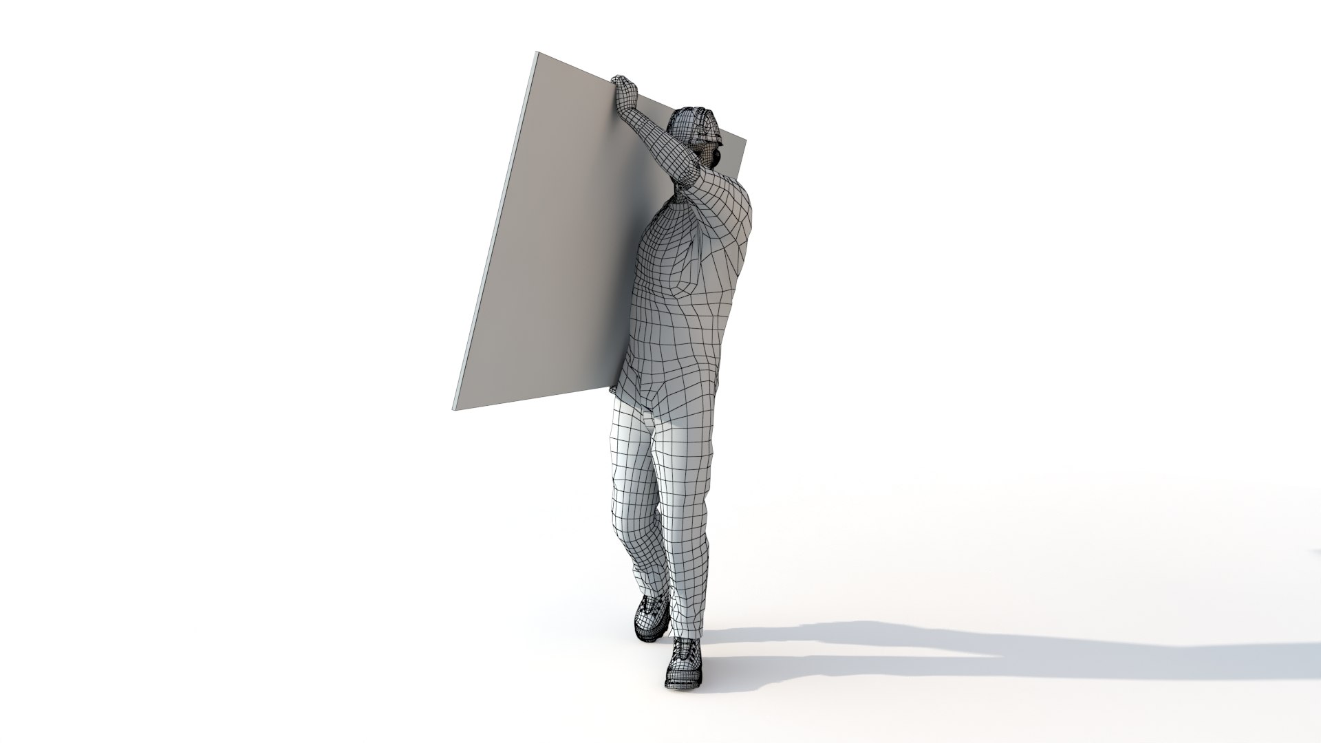 3D Workman Idle Animation 02 - TurboSquid 1828125