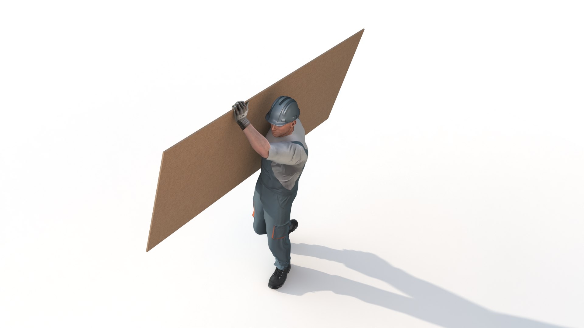 3D Workman Idle Animation 02 - TurboSquid 1828125