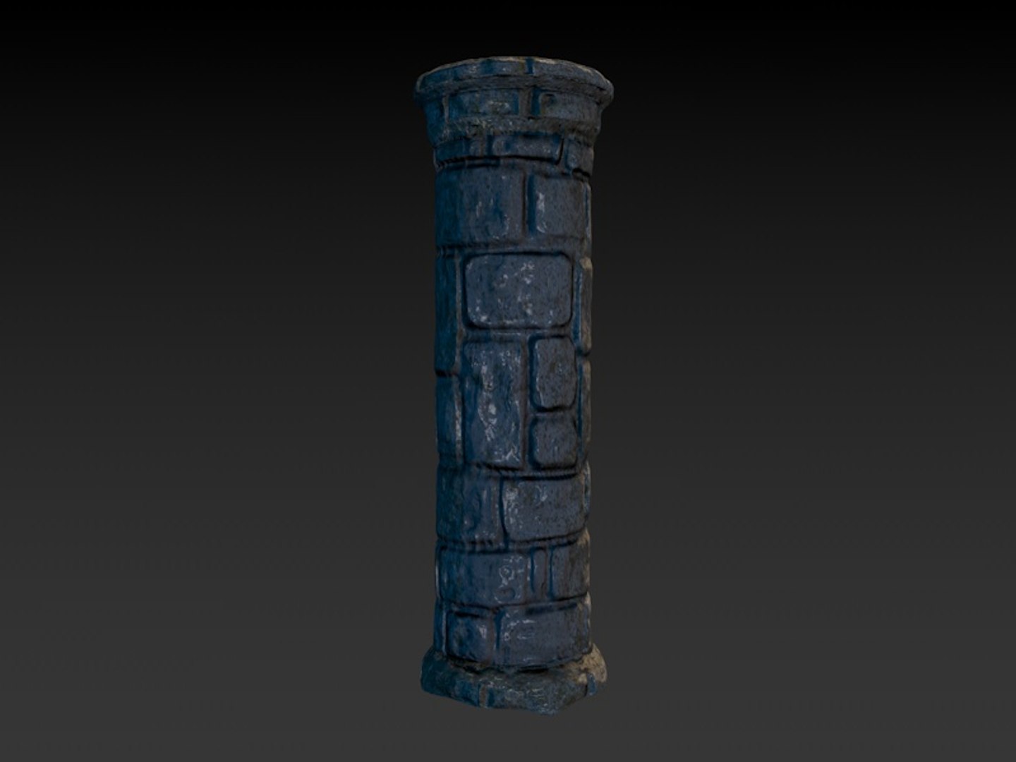 Stone Column 3d Max