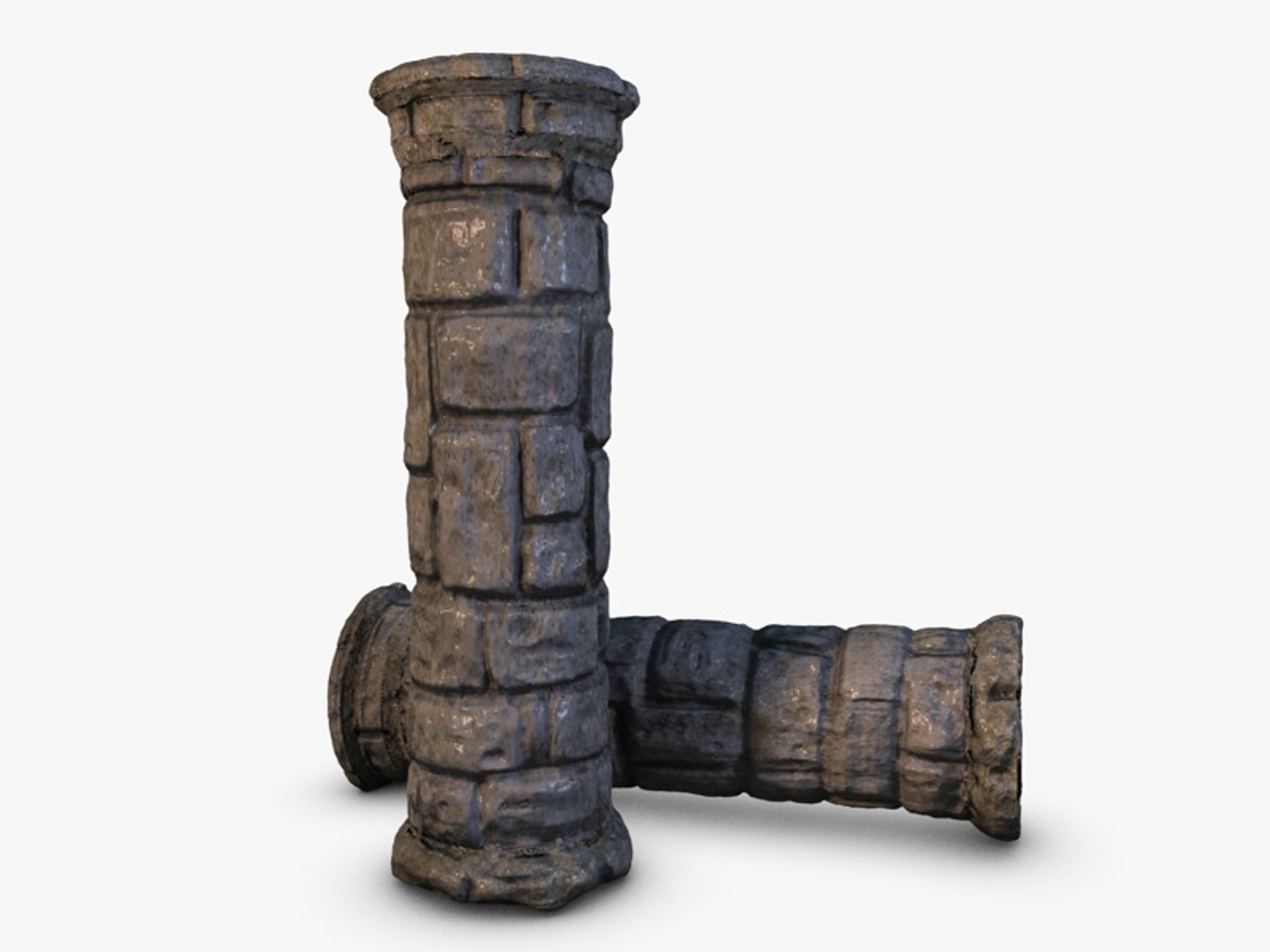 stone column 3d max