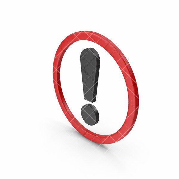 modelo 3d Icono de advertencia - TurboSquid 2306470