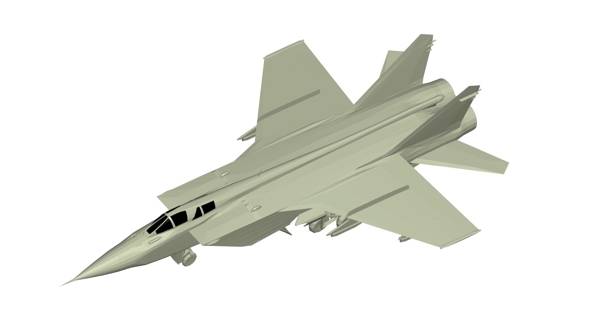 3D Mikoyan MiG-31 - TurboSquid 1988182
