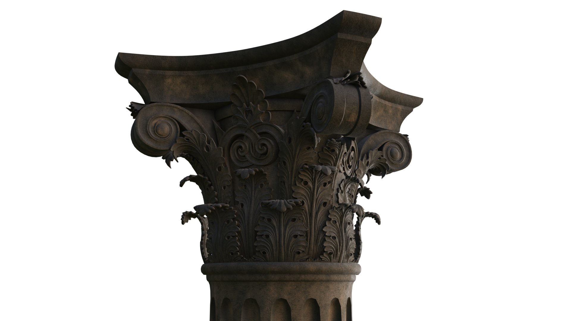 Corinthian Column 3D Model - TurboSquid 2165308