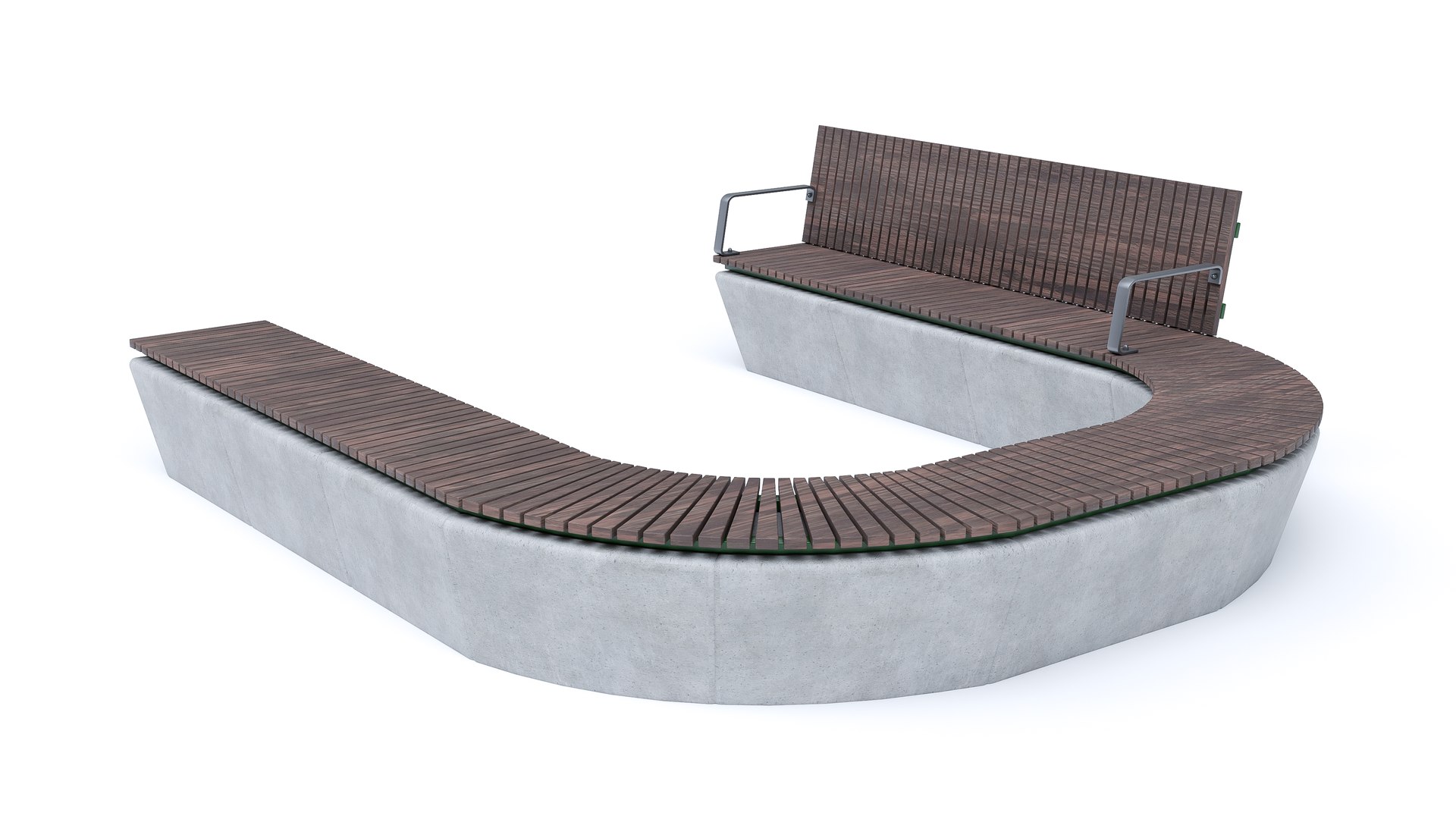 Street Bench 03 3D Model - TurboSquid 2336352