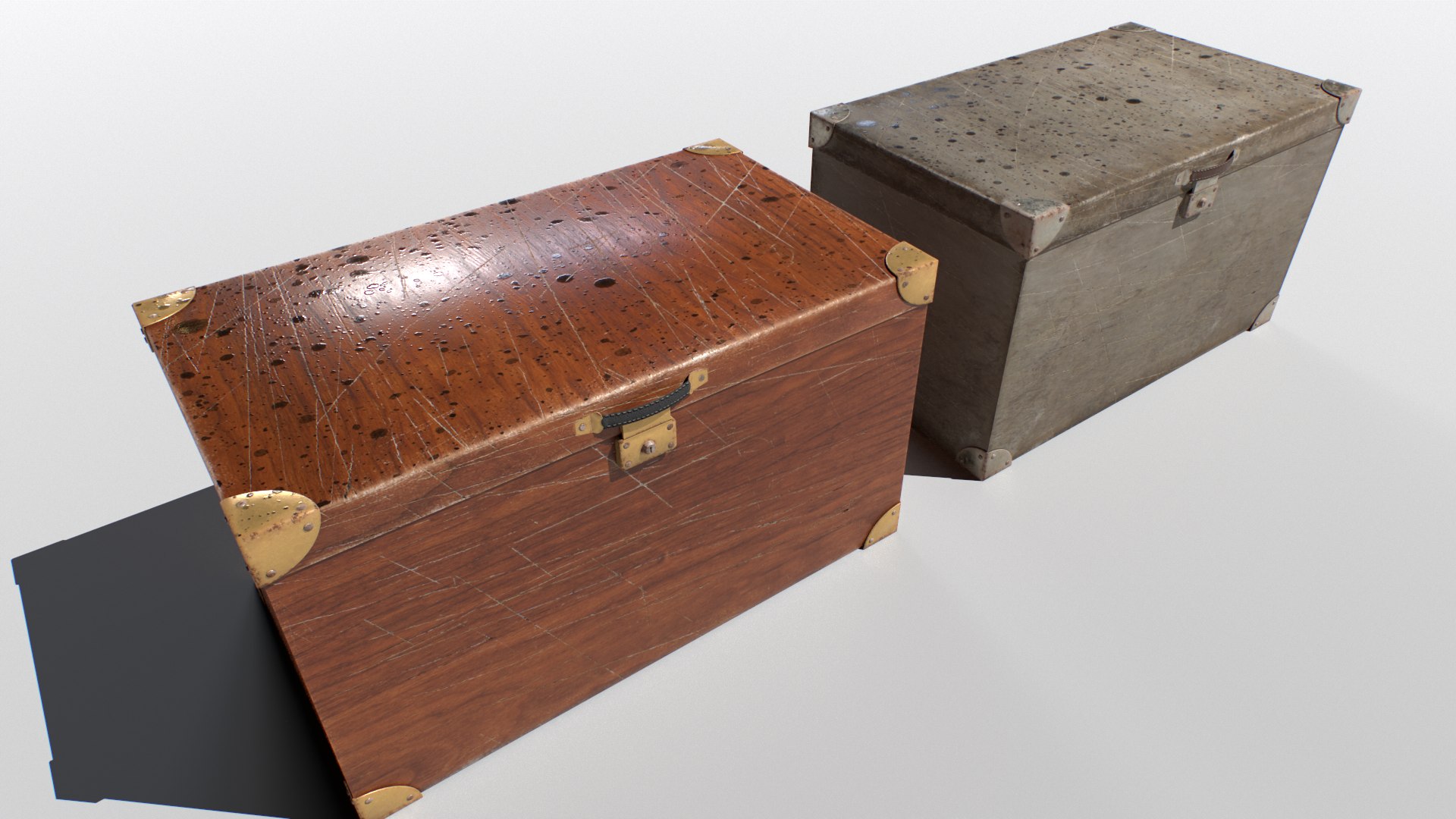 3D Old trunk - TurboSquid 2085810