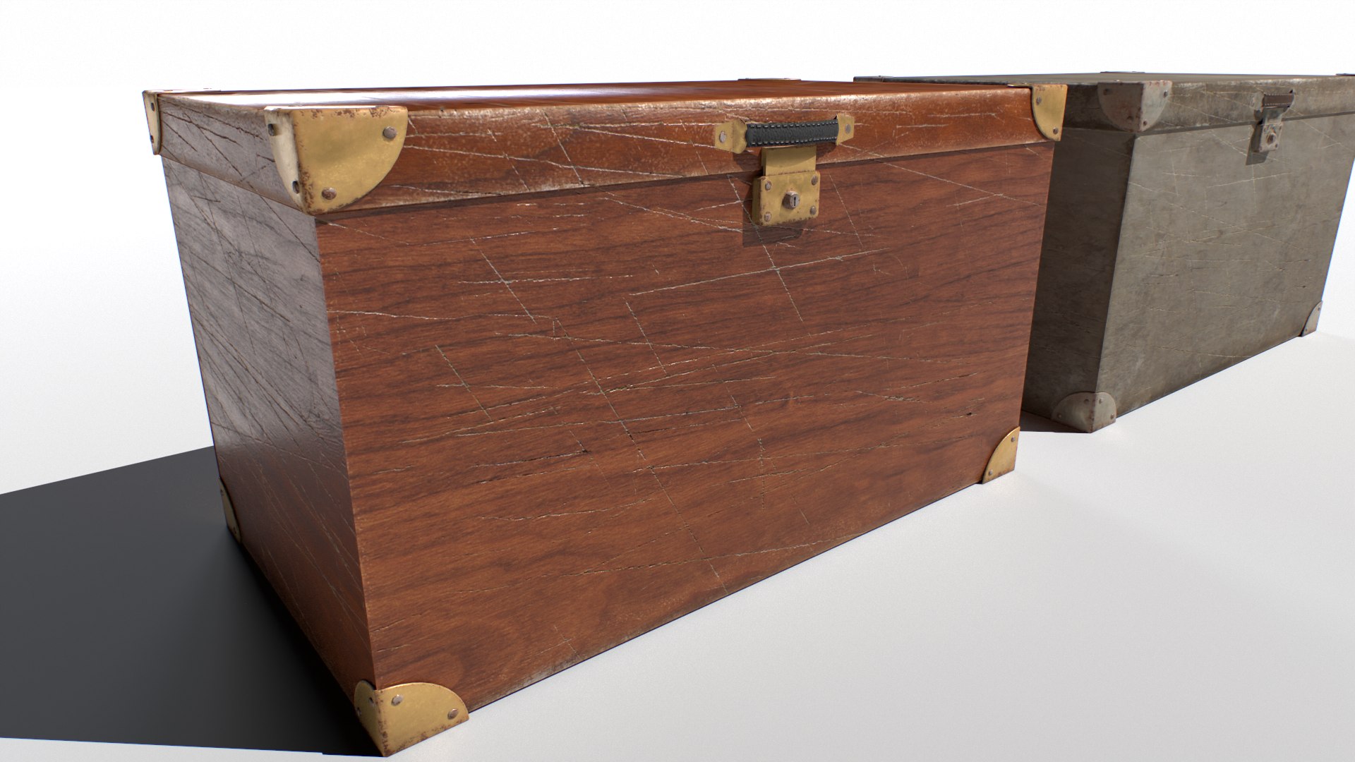3D Old trunk - TurboSquid 2085810
