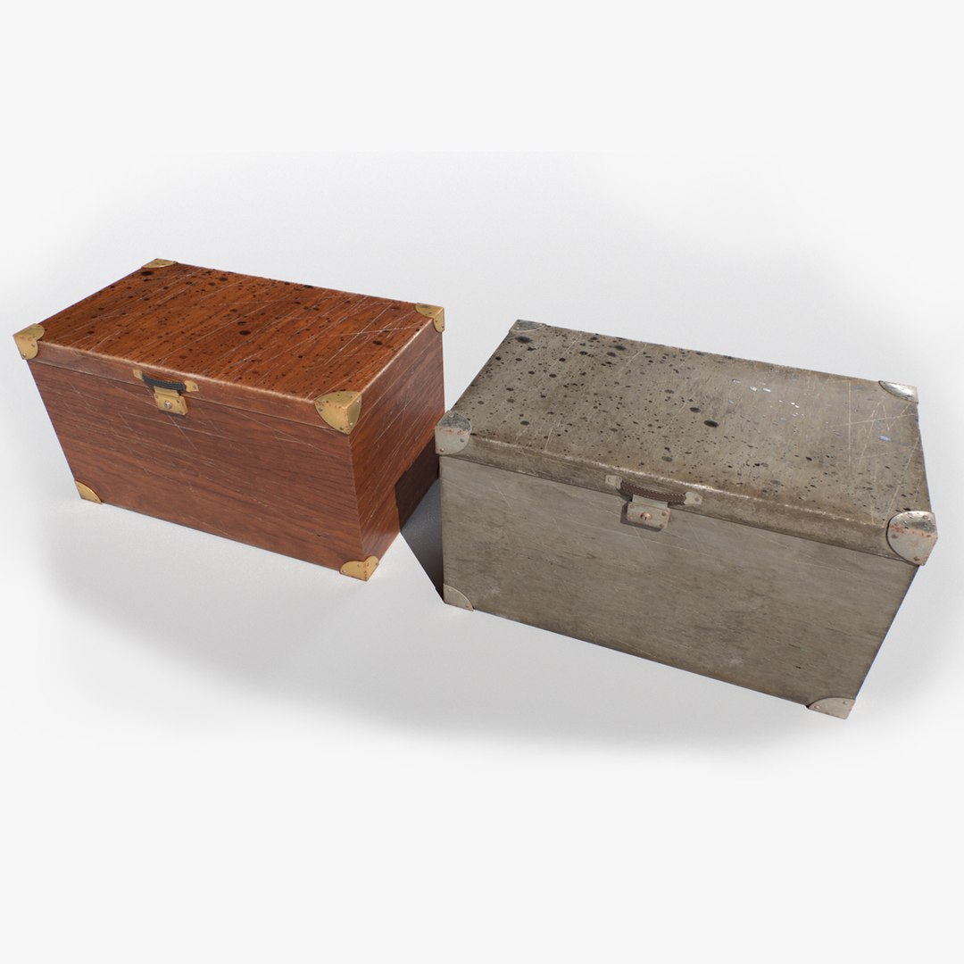 3D Old trunk - TurboSquid 2085810