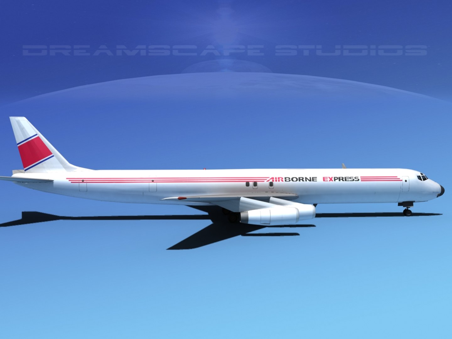 Douglas Dc-8 3d Model