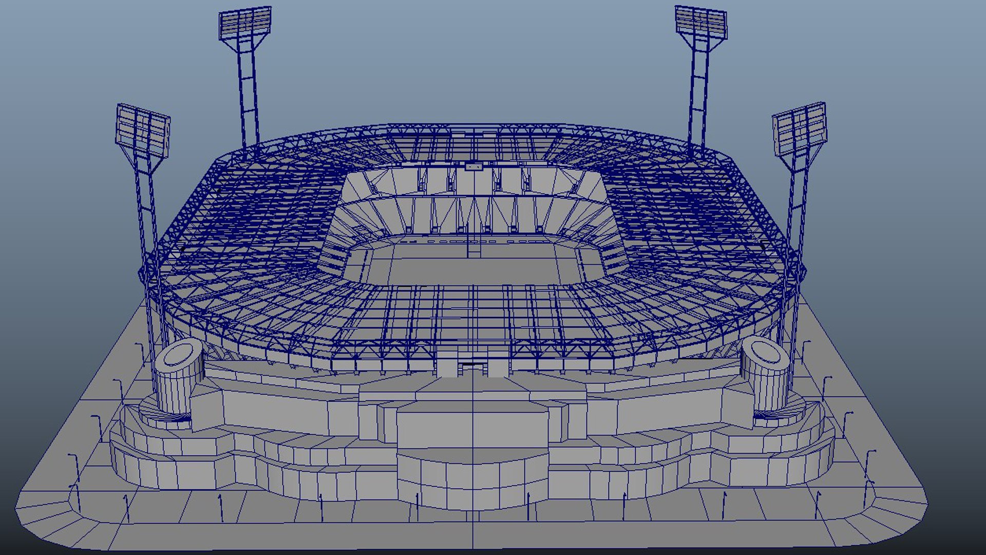 3D Rugby Stadium Animations - TurboSquid 1866794