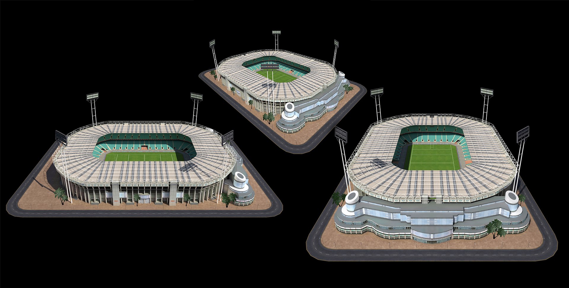 3D Rugby Stadium Animations - TurboSquid 1866794
