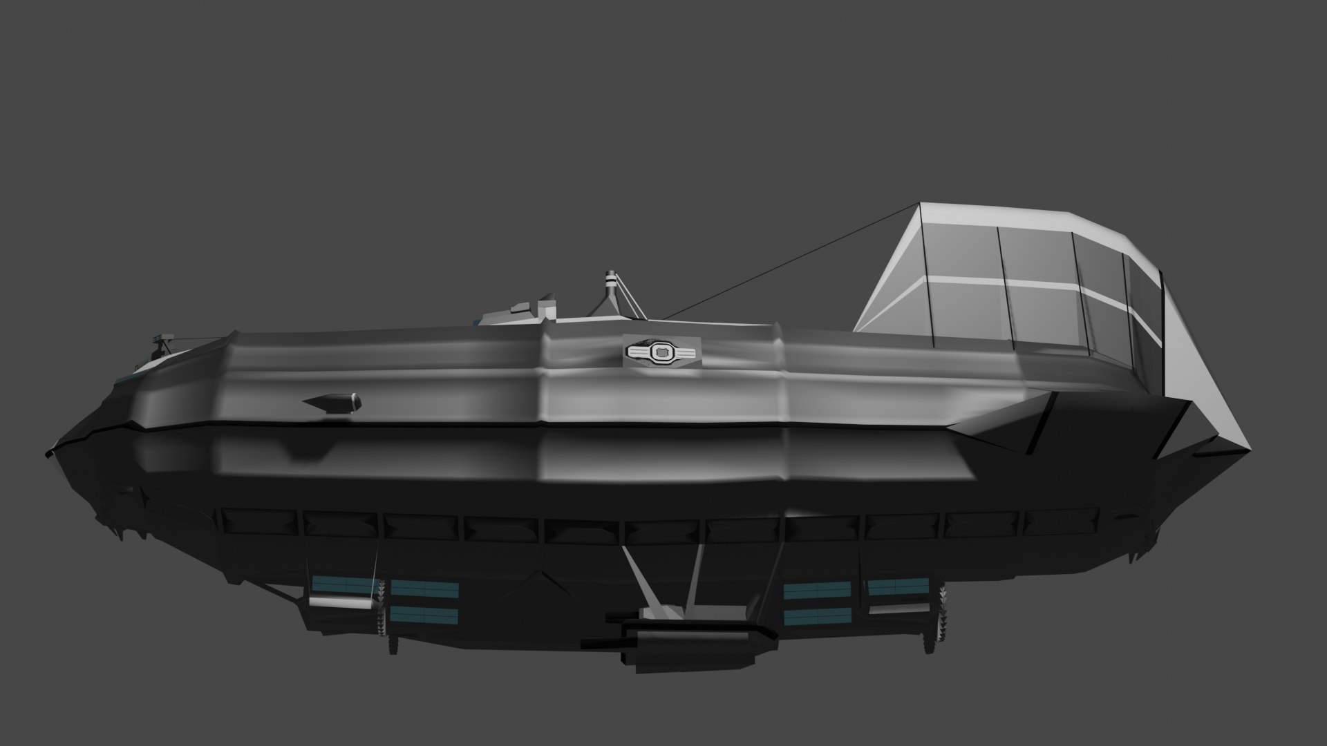 Fat Airship 3D - TurboSquid 1716527