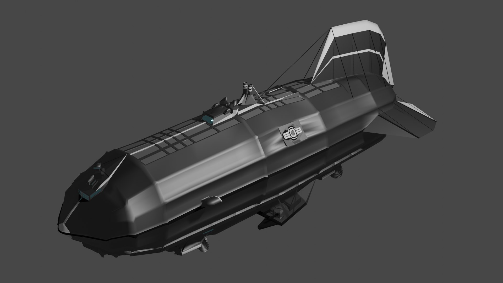 Fat Airship 3D - TurboSquid 1716527