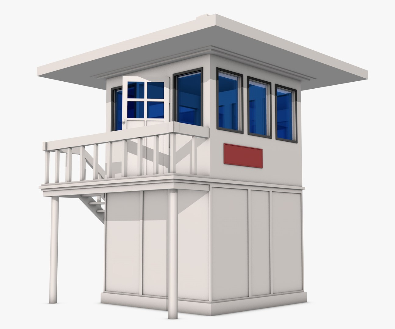 3d Model Guard House