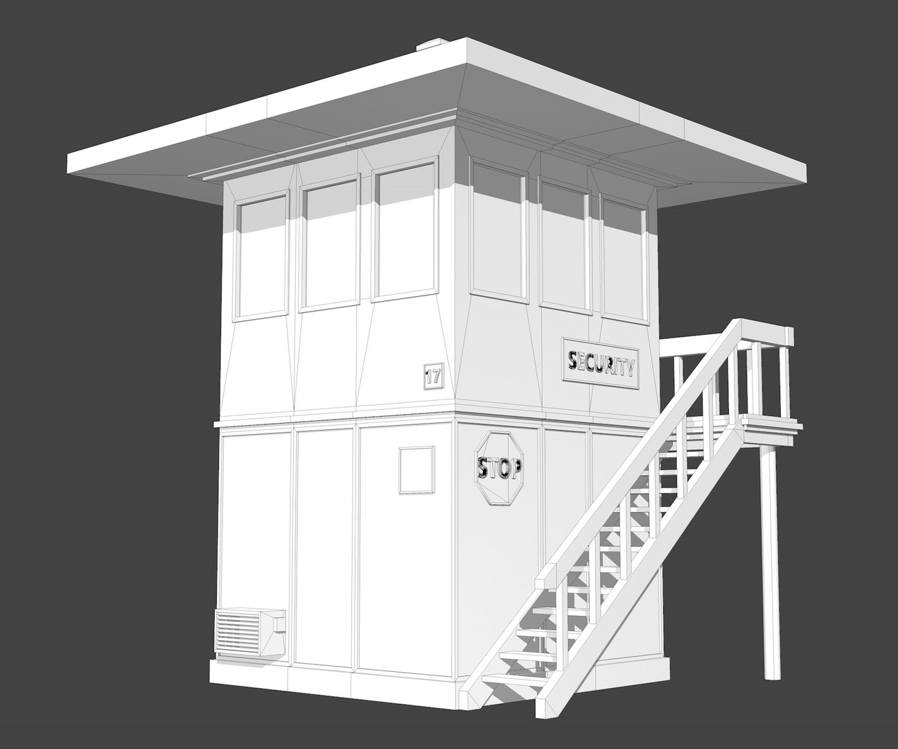 3d Model Guard House